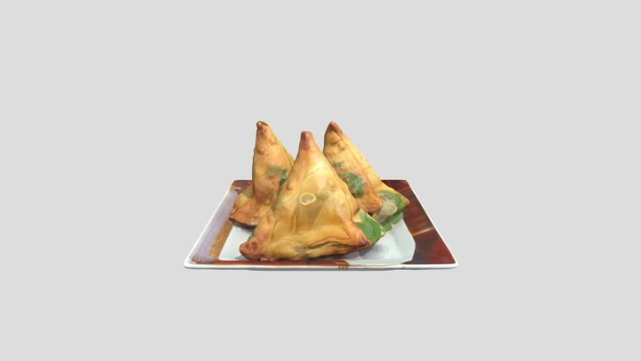 Samosa 3D models - Sketchfab