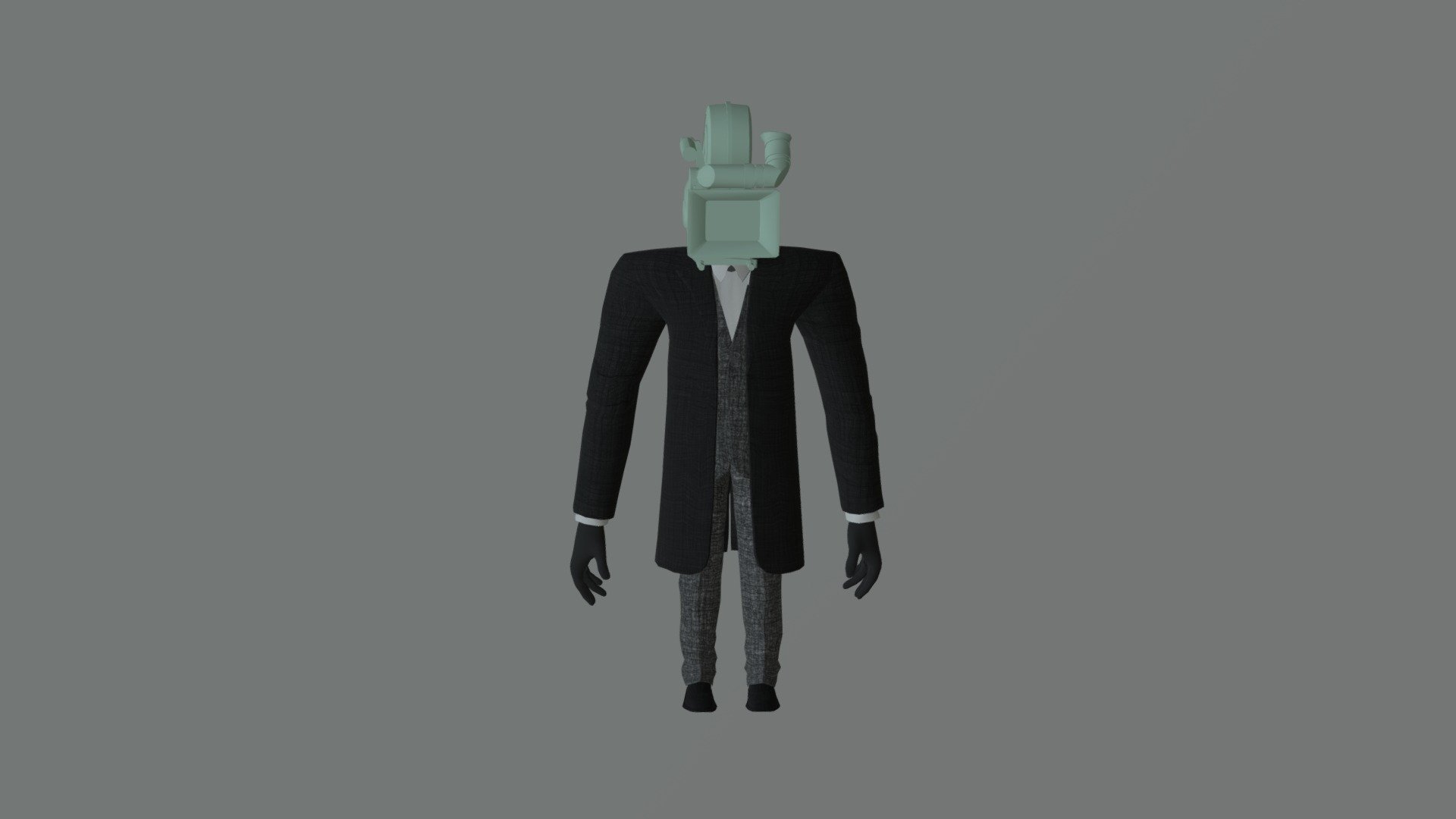 LargeCameraman - Download Free 3D model by AspAscon3D (@Arrogant3DAsp ...
