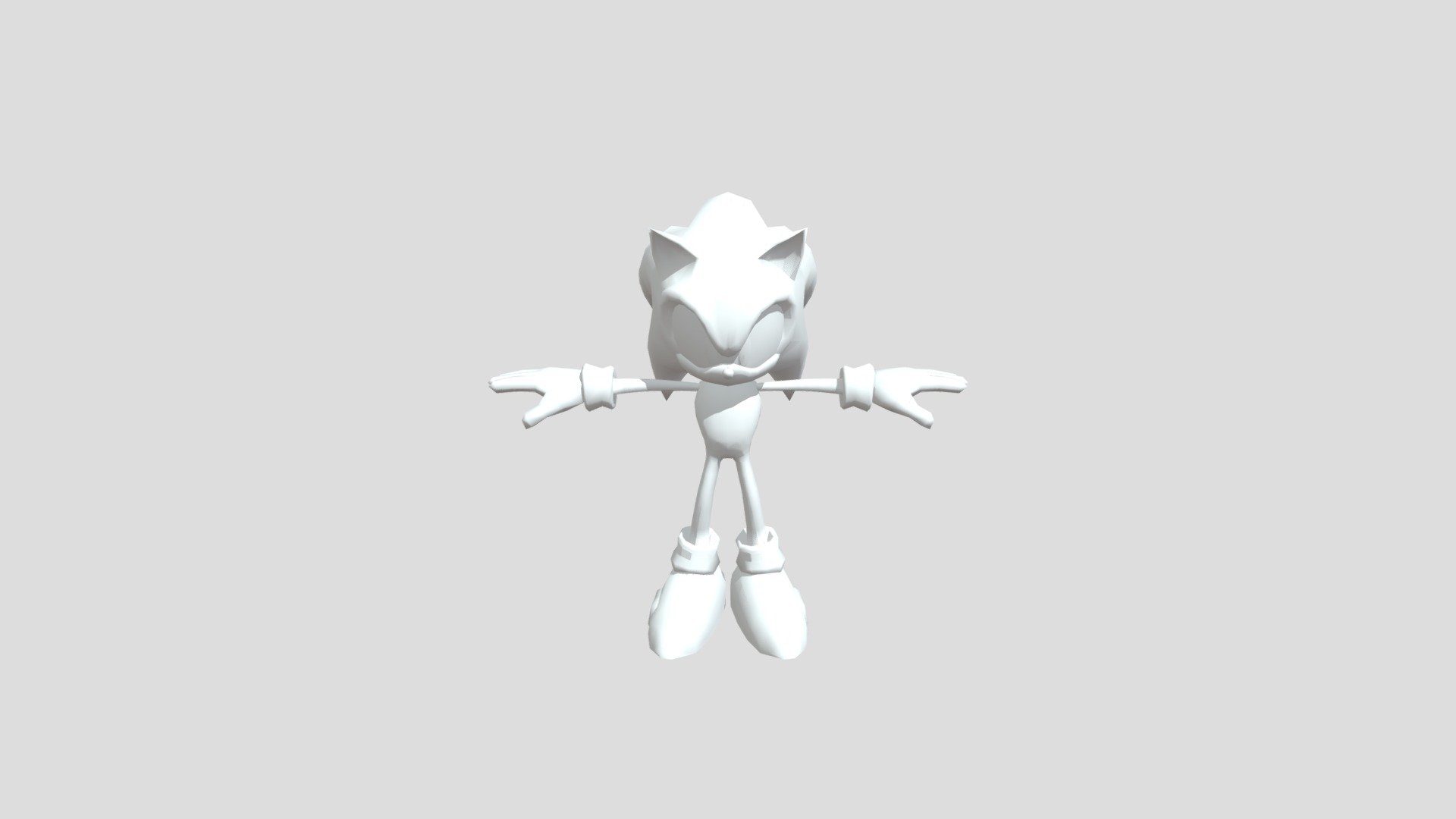 Sonic - Download Free 3D model by reeddakaree [a2e9a02] - Sketchfab