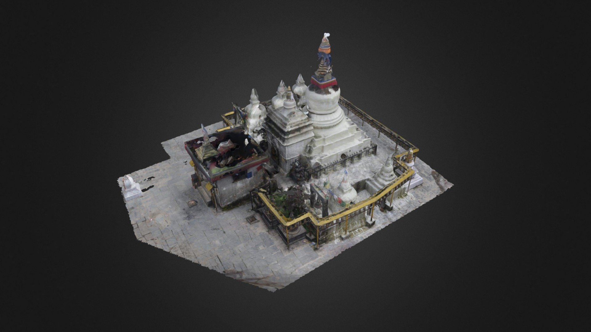 Namo Buddha (Historical Stupa) - 3D model by Brad Erickson (@brerick ...