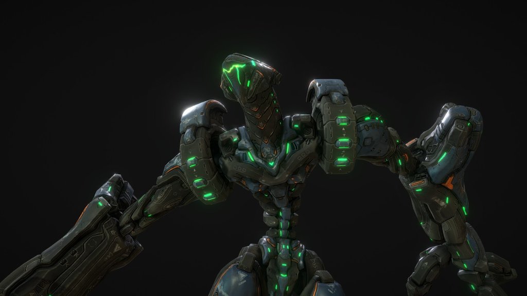 Sci-Fi Bio Weapon - 3D model by Ika (@ika_) [a2ebf8b] - Sketchfab