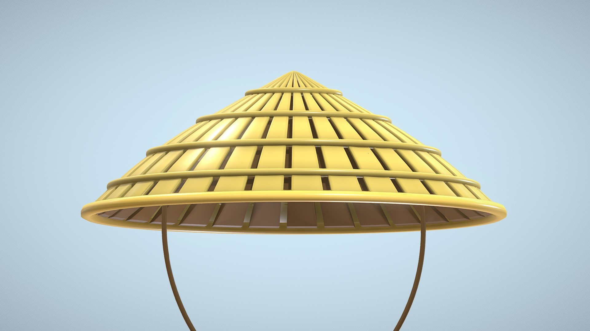 Asian Hat - Buy Royalty Free 3D model by tkkjee [a2ed575] - Sketchfab Store