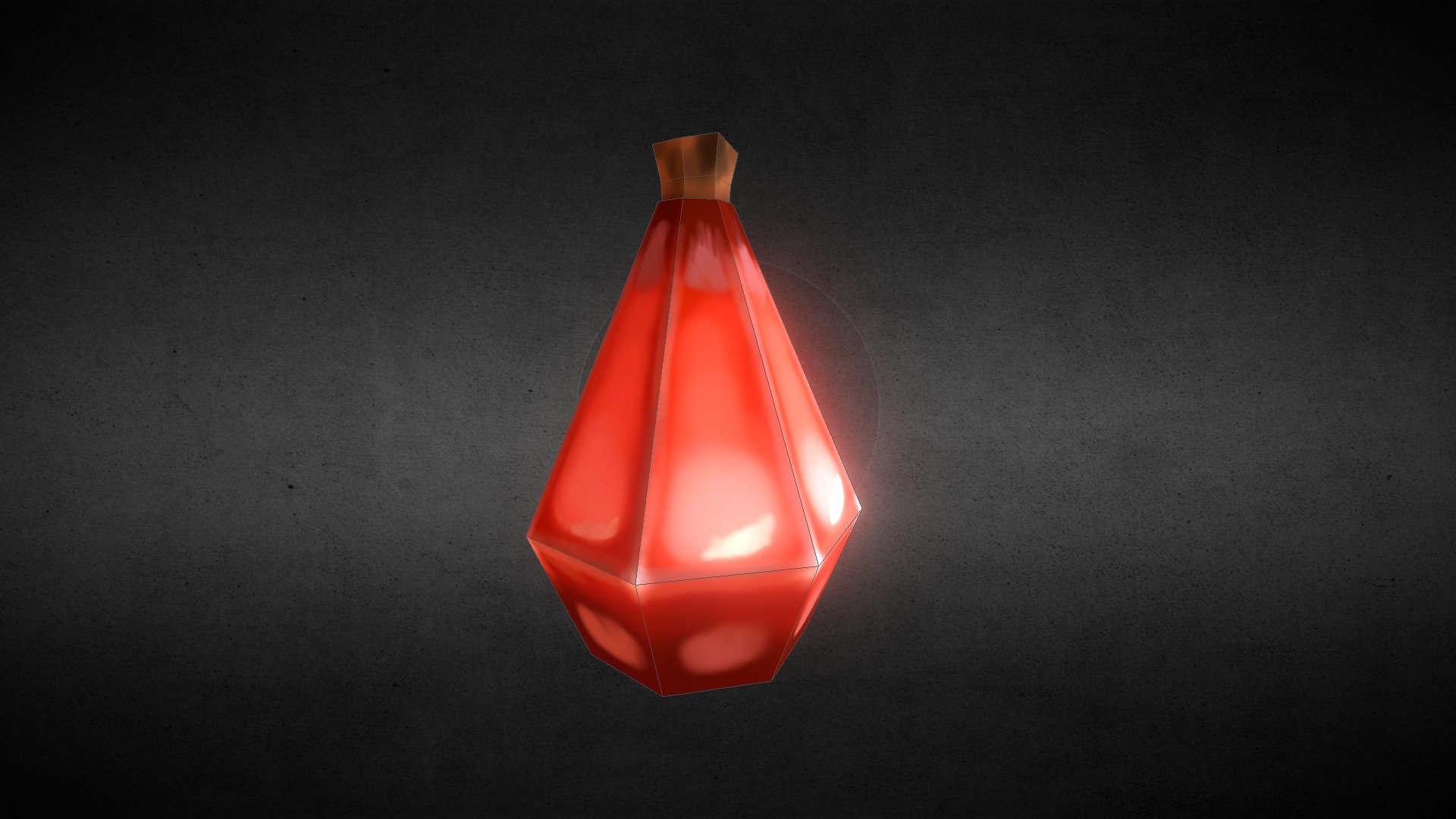 Hand-Painted Stylized Potion Bottle - Download Free 3D model by CG ...