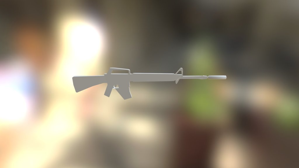 M4a1 basic - 3D model by gustavomatu [a2ef0b1] - Sketchfab