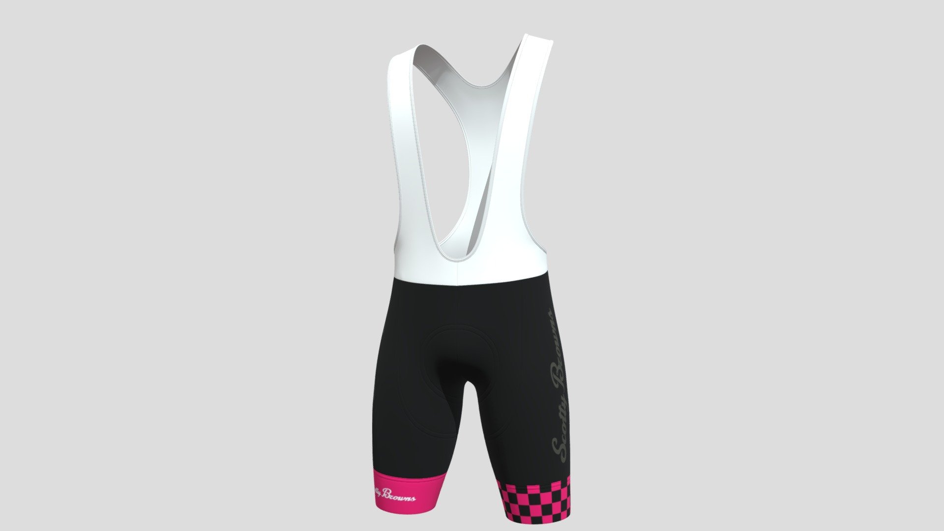 Scotty Browns Checkmate Bib Shorts - Download Free 3D model by Tineli ...
