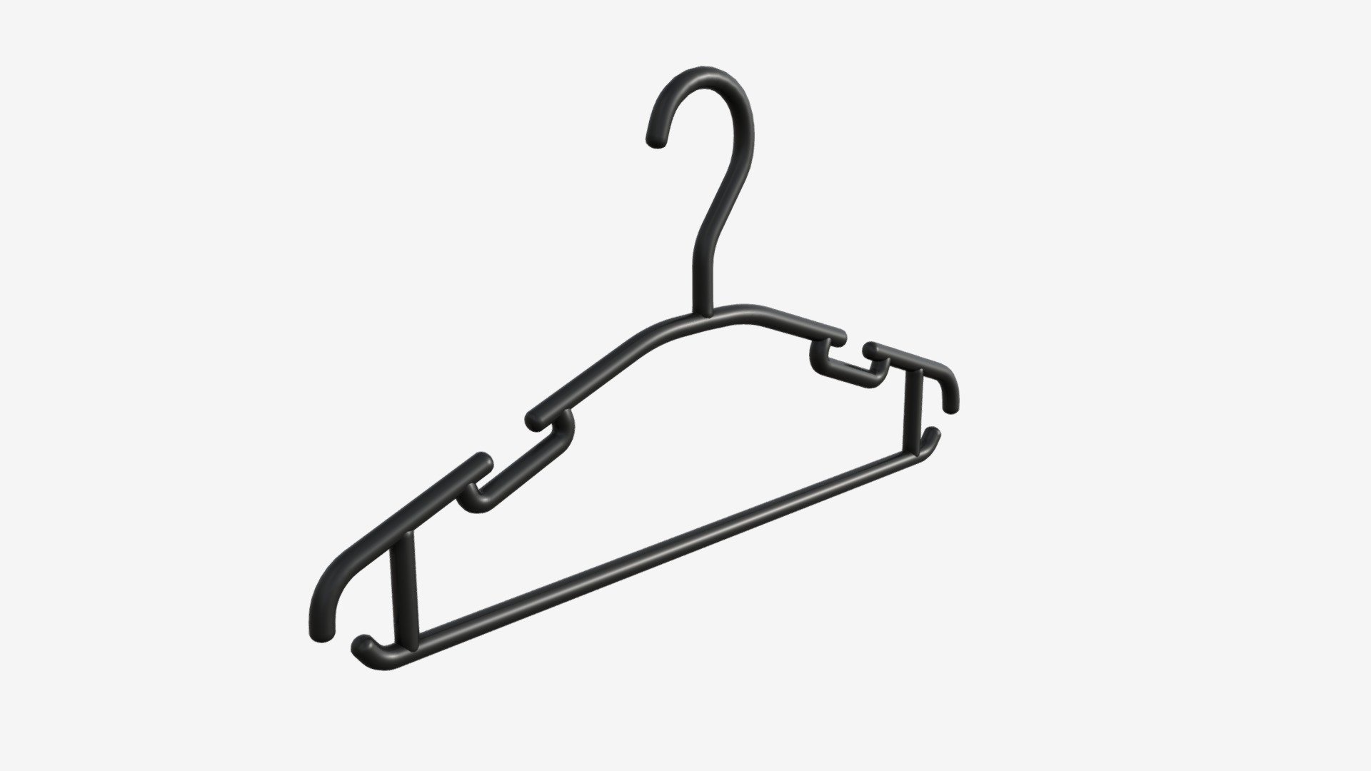 Hanger For Clothes Plastic 01 - Buy Royalty Free 3D model by HQ3DMOD ...