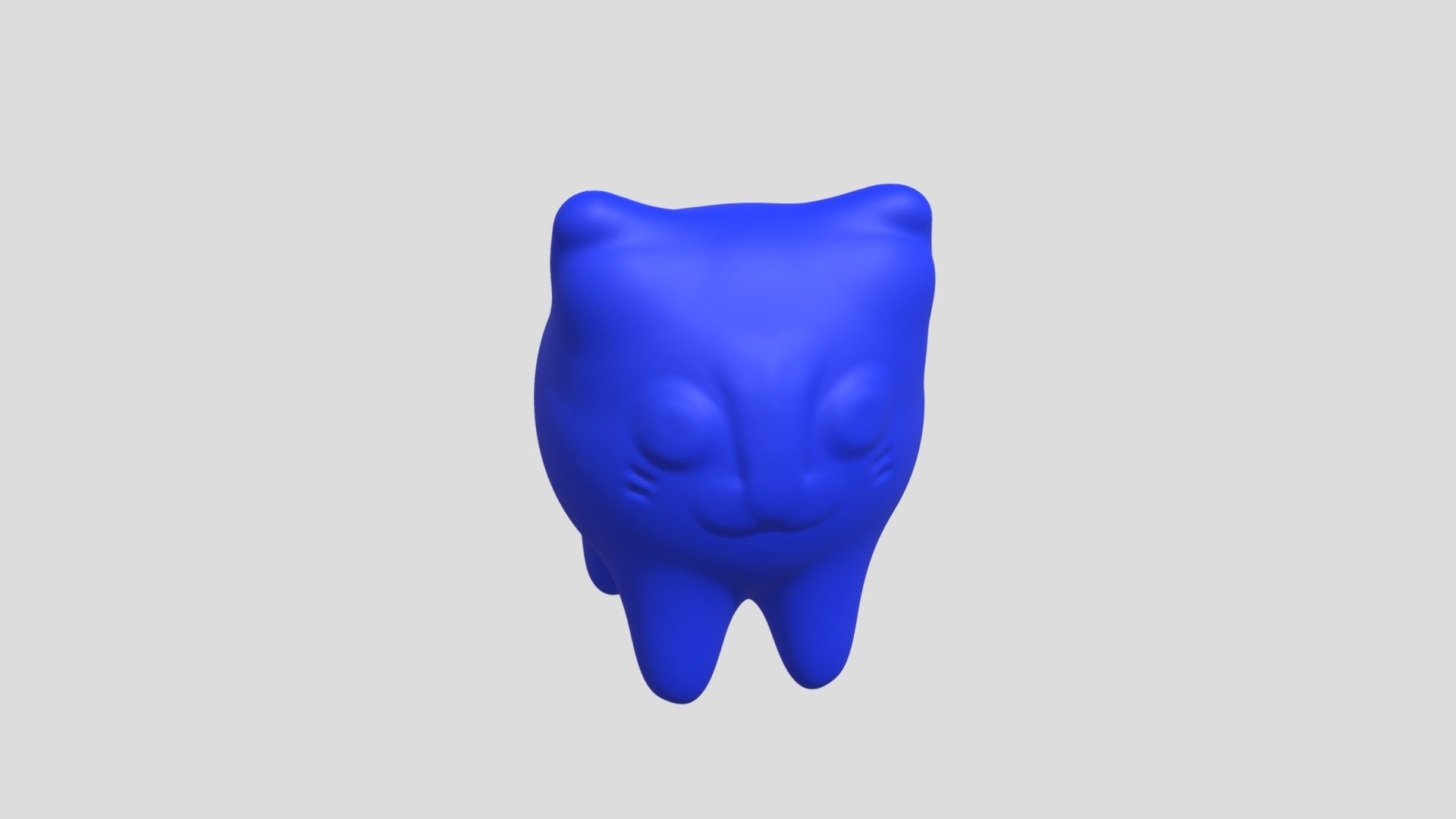 Blu Cat - 3D model by ketani.sami [a2f6d6a] - Sketchfab