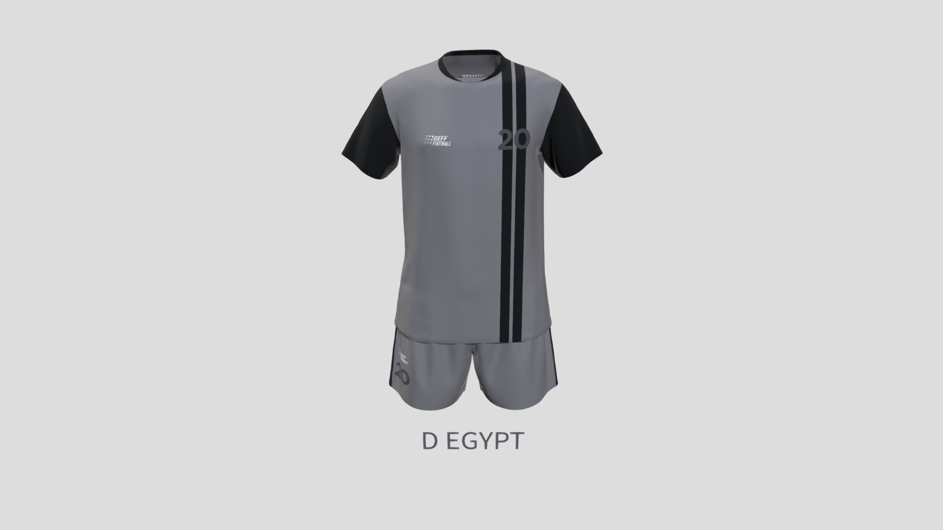 D EGYPT COLLECTION - FOOTBALL MASCULINO - Download Free 3D model by ...