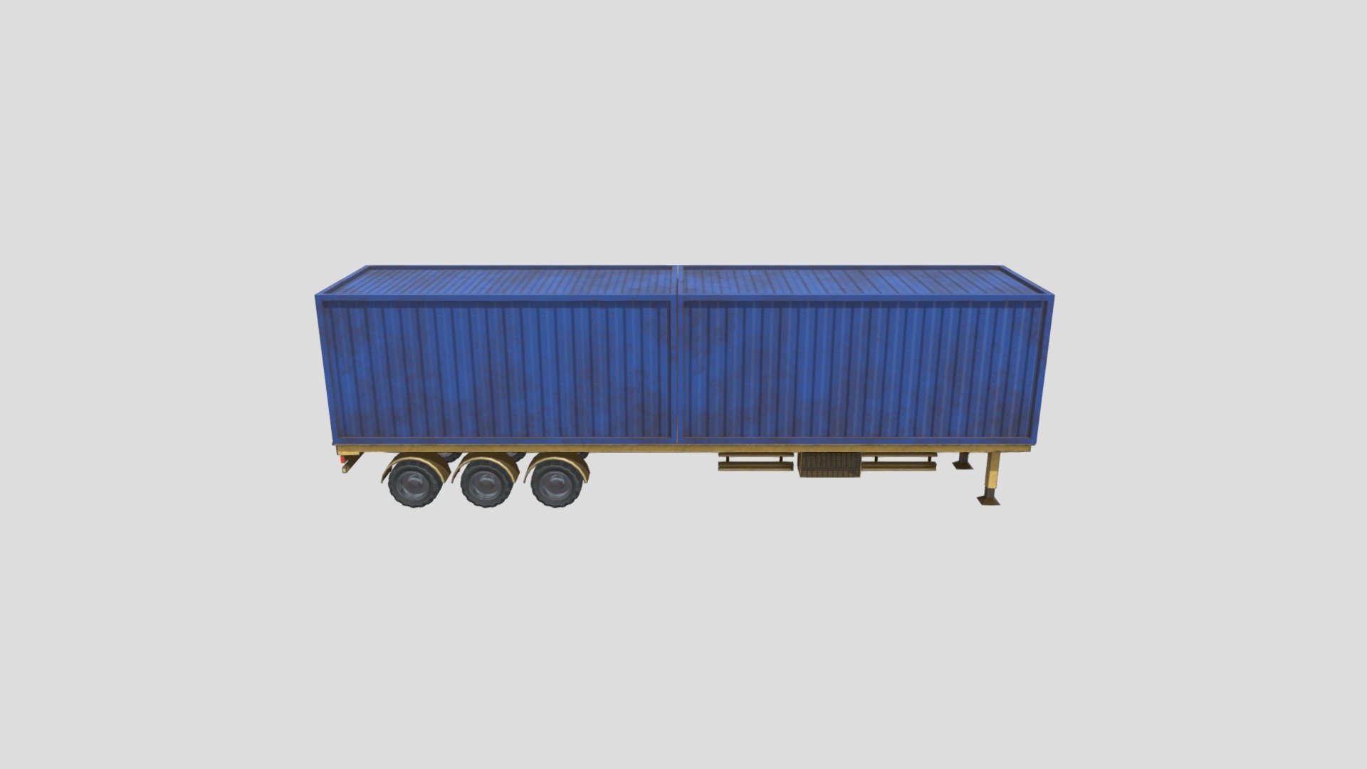 Container Trailer - 3D model by 3dbasket [a2f869c] - Sketchfab