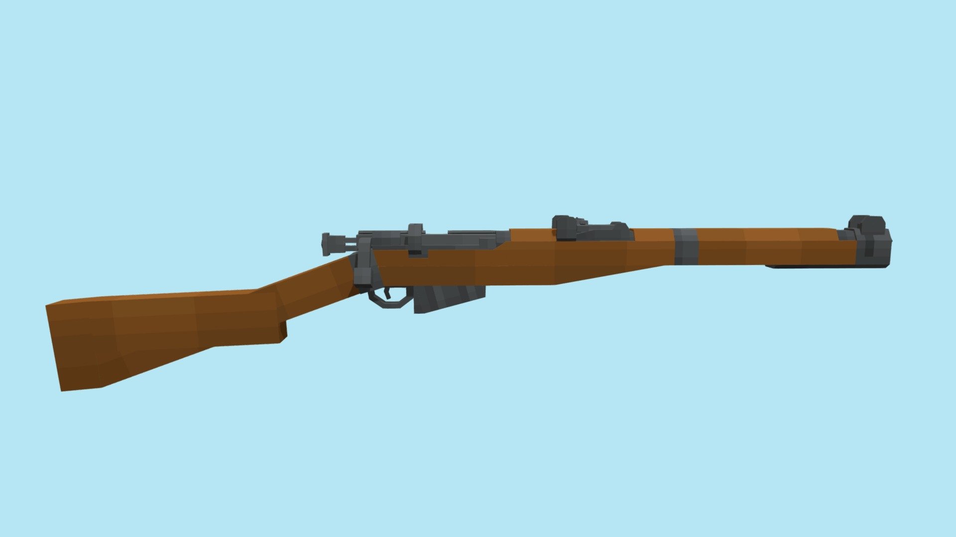Low-Poly SMLE MKIII - 3D model by You (@Scalbylossus) [a2f9840] - Sketchfab
