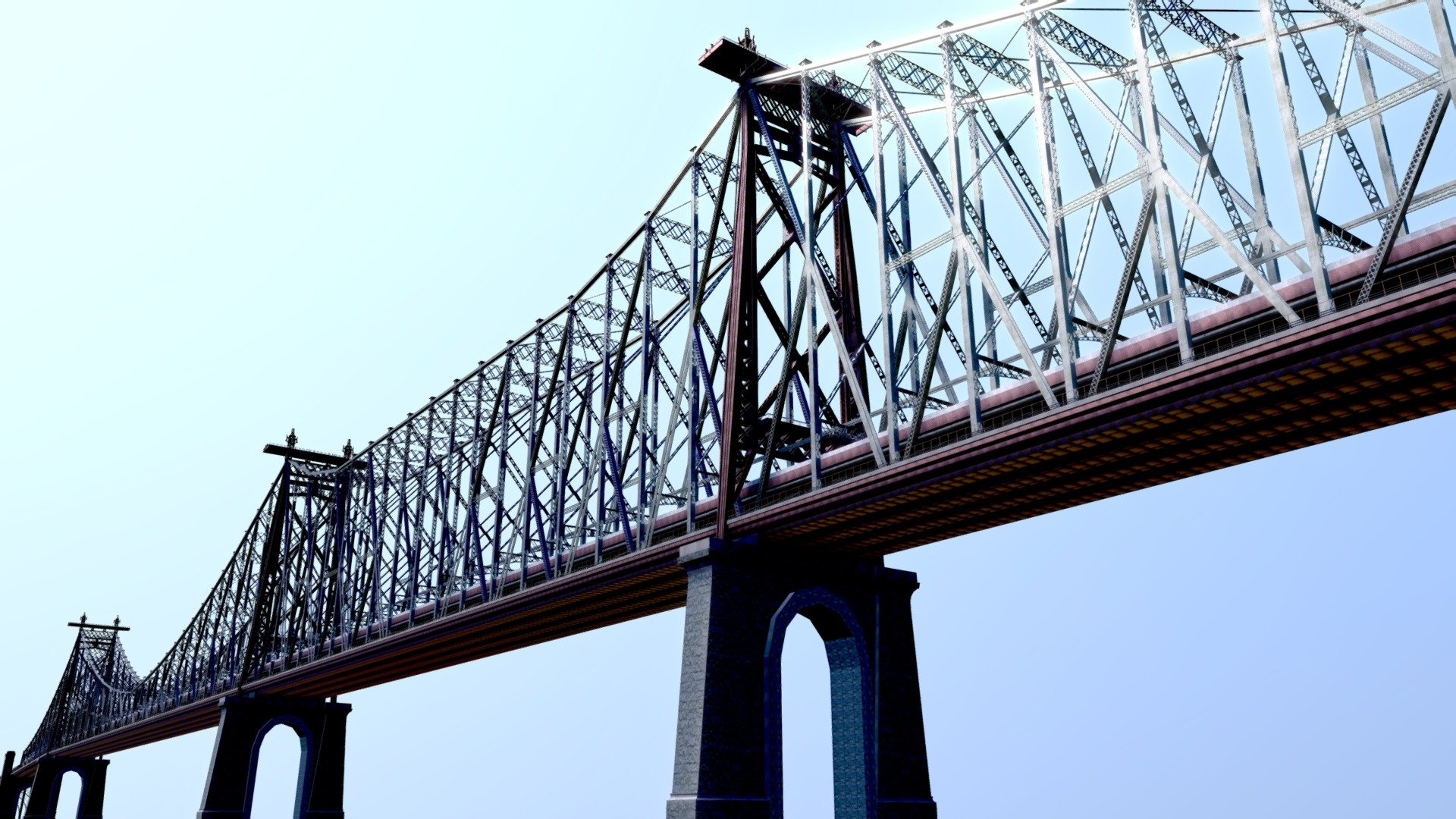 Ed Koch Queensboro Bridge (59th Street Bridge) - Buy Royalty Free 3D ...