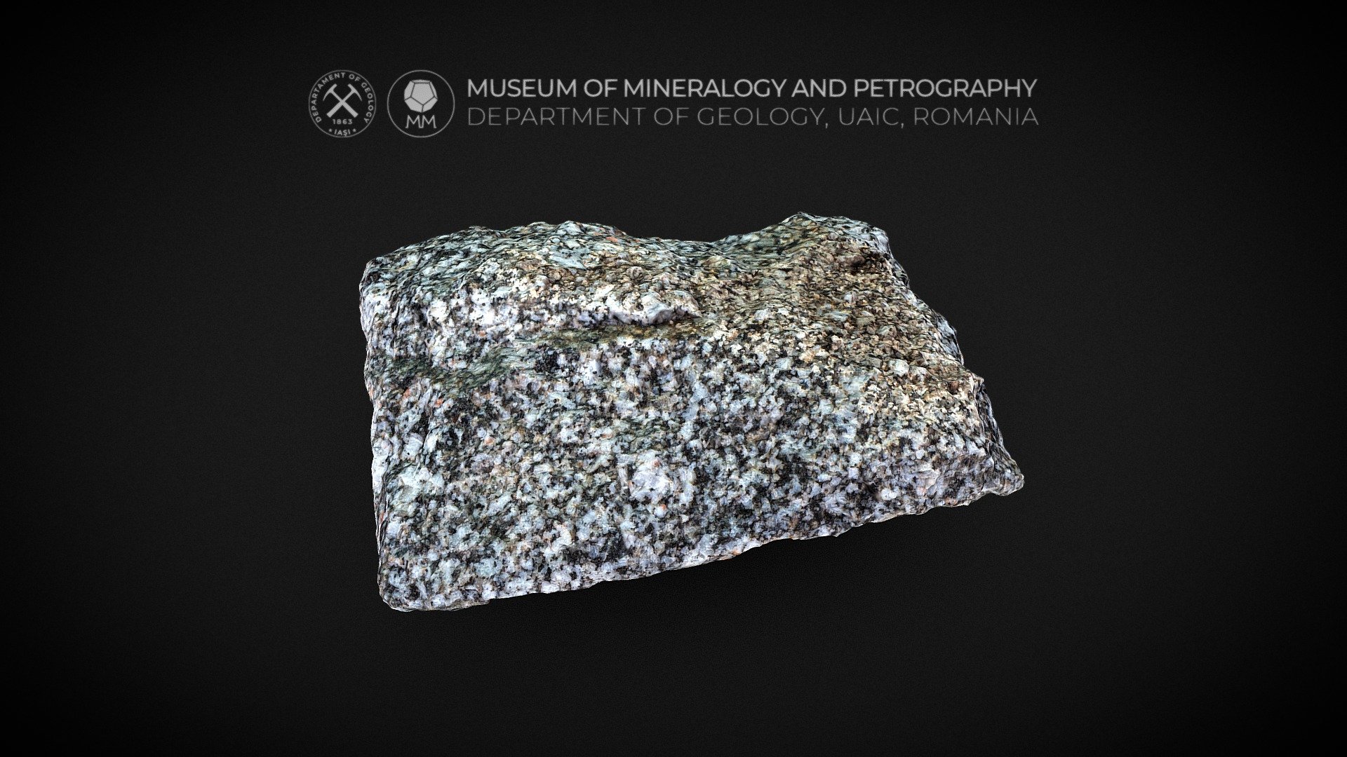 Granite (igneous rock) - 3D model by Museum of Mineralogy and ...