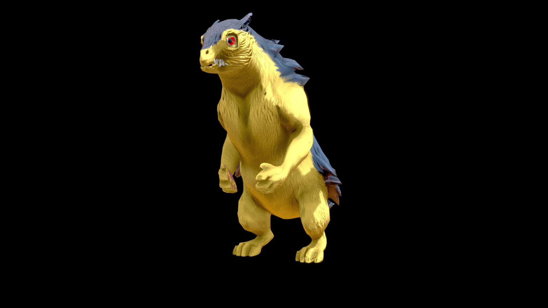Typhlosion (commission) - 3D model by cherishloveart [a2fdf48] - Sketchfab