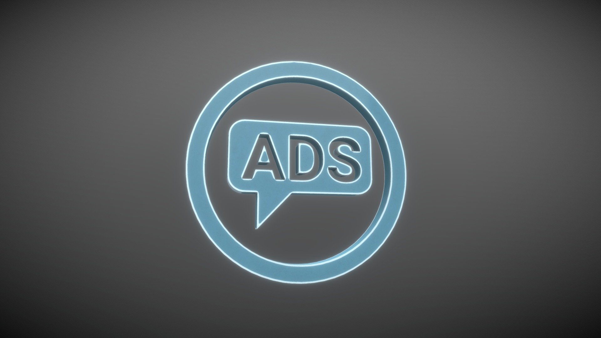 Ads Icon - Download Free 3D model by Pixel-Z (@Simon.Keating) [a2fe0a0 ...