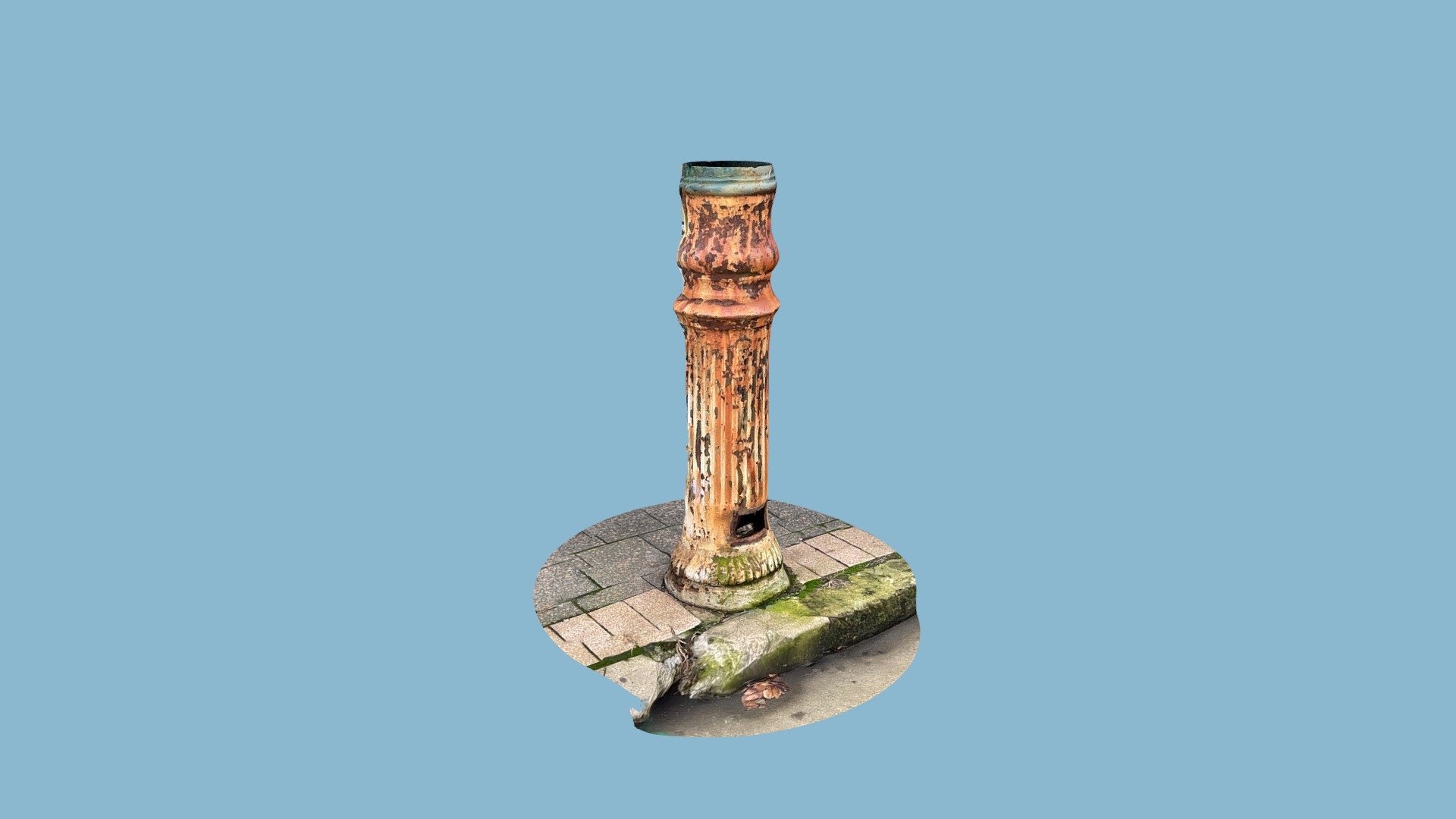 Rusty Streetlight - Download Free 3D model by Scott Cotterell ...