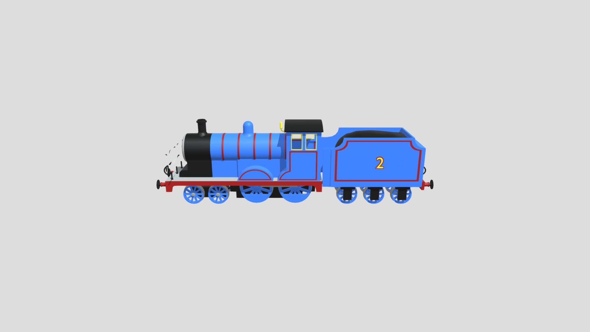 Edward The Blue Engine TVS - Download Free 3D model by mrmrnaufal ...