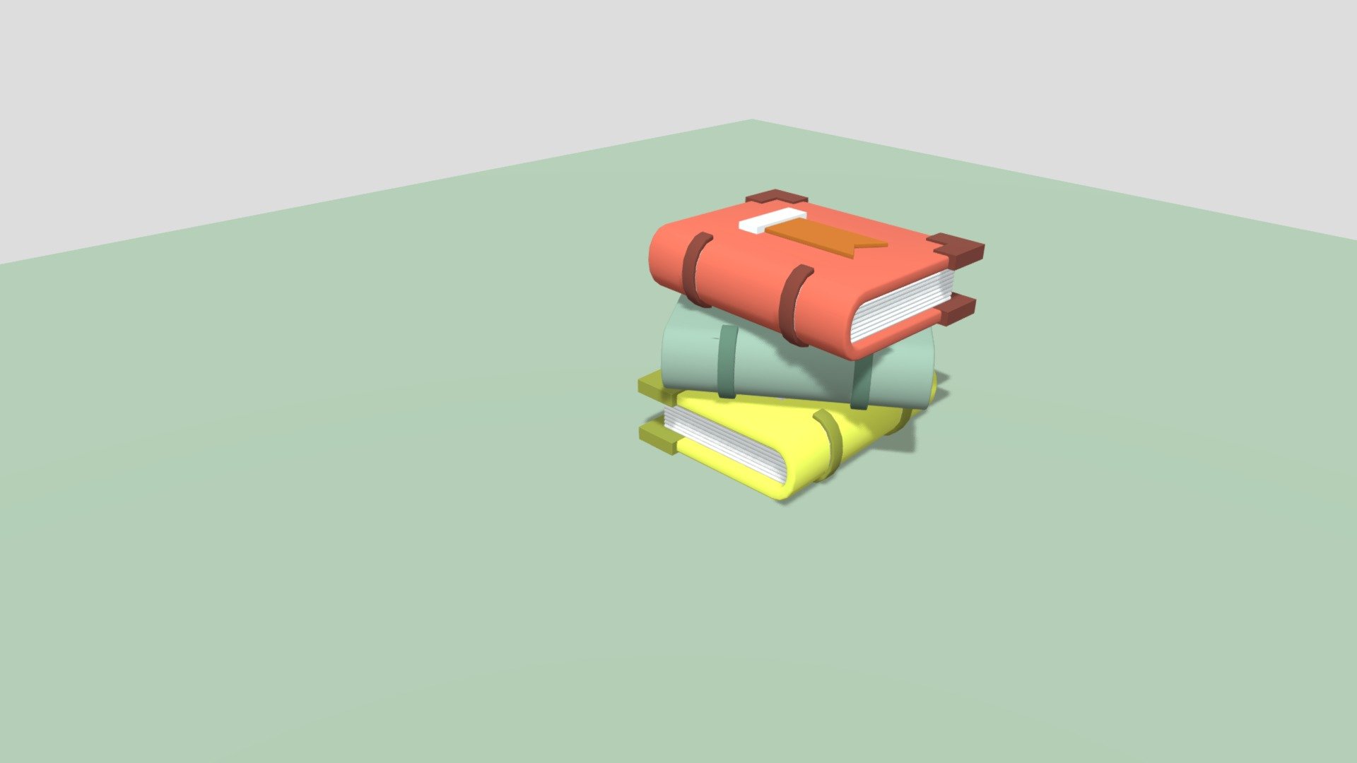 Books - Download Free 3D model by FusionArt 3D (@FusionArt_3d) [a30009c ...