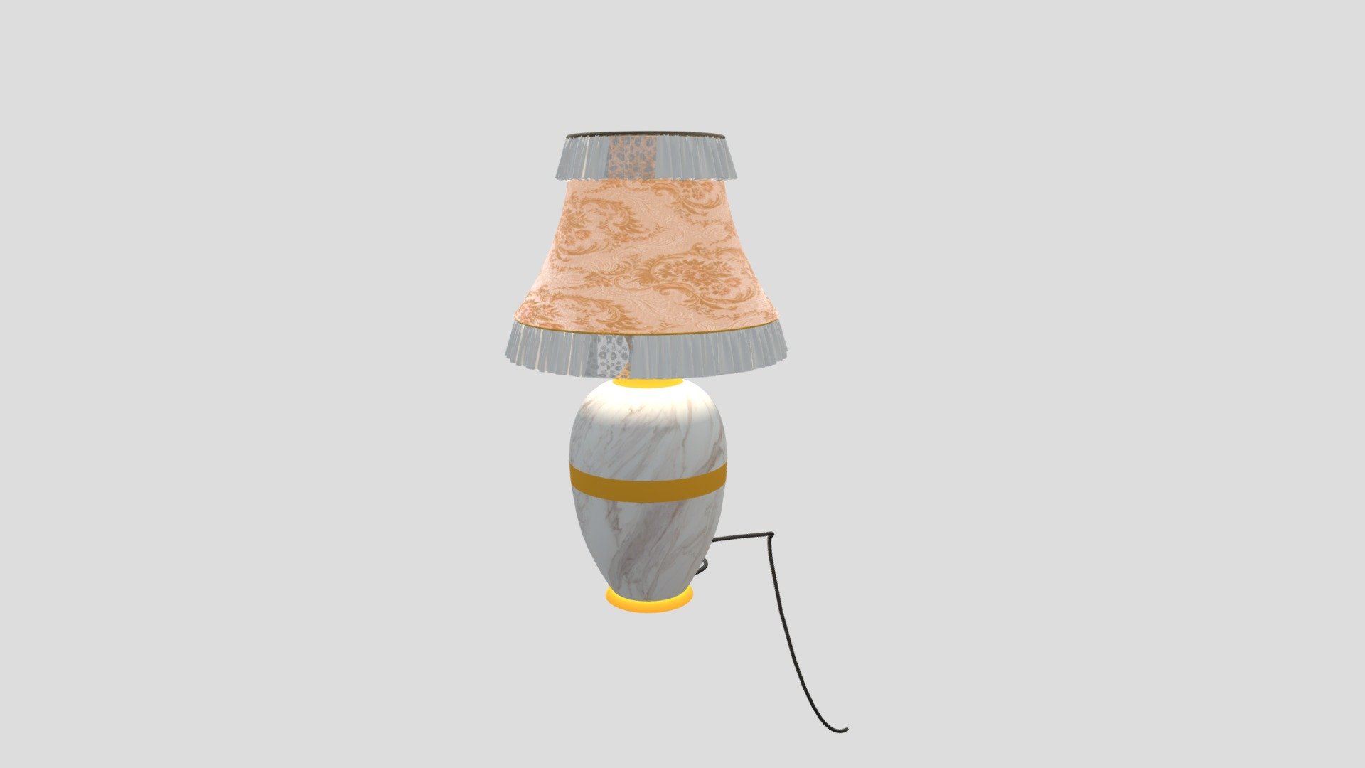 Vintage Lamp - Download Free 3D model by peachybunny [a300504] - Sketchfab