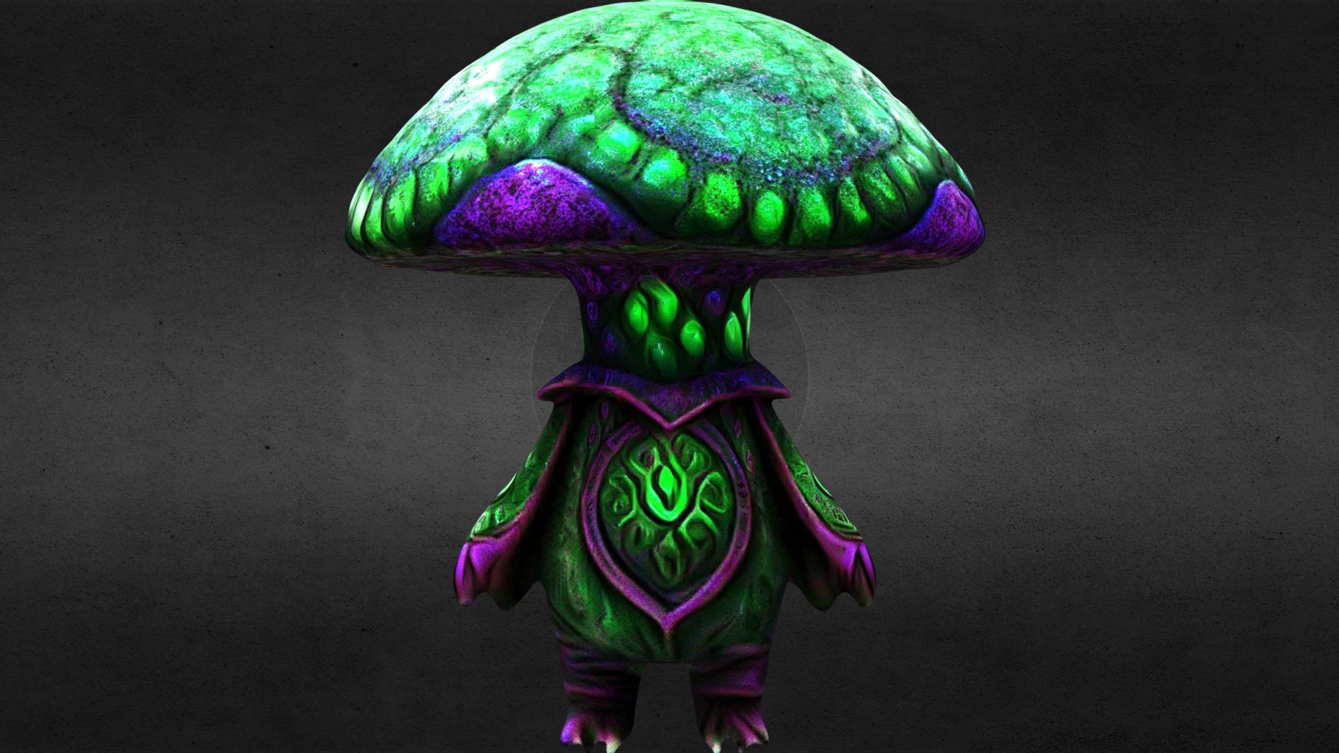 Stylized Mushroom Creature - Buy Royalty Free 3D model by GAM3D (@gam3d ...