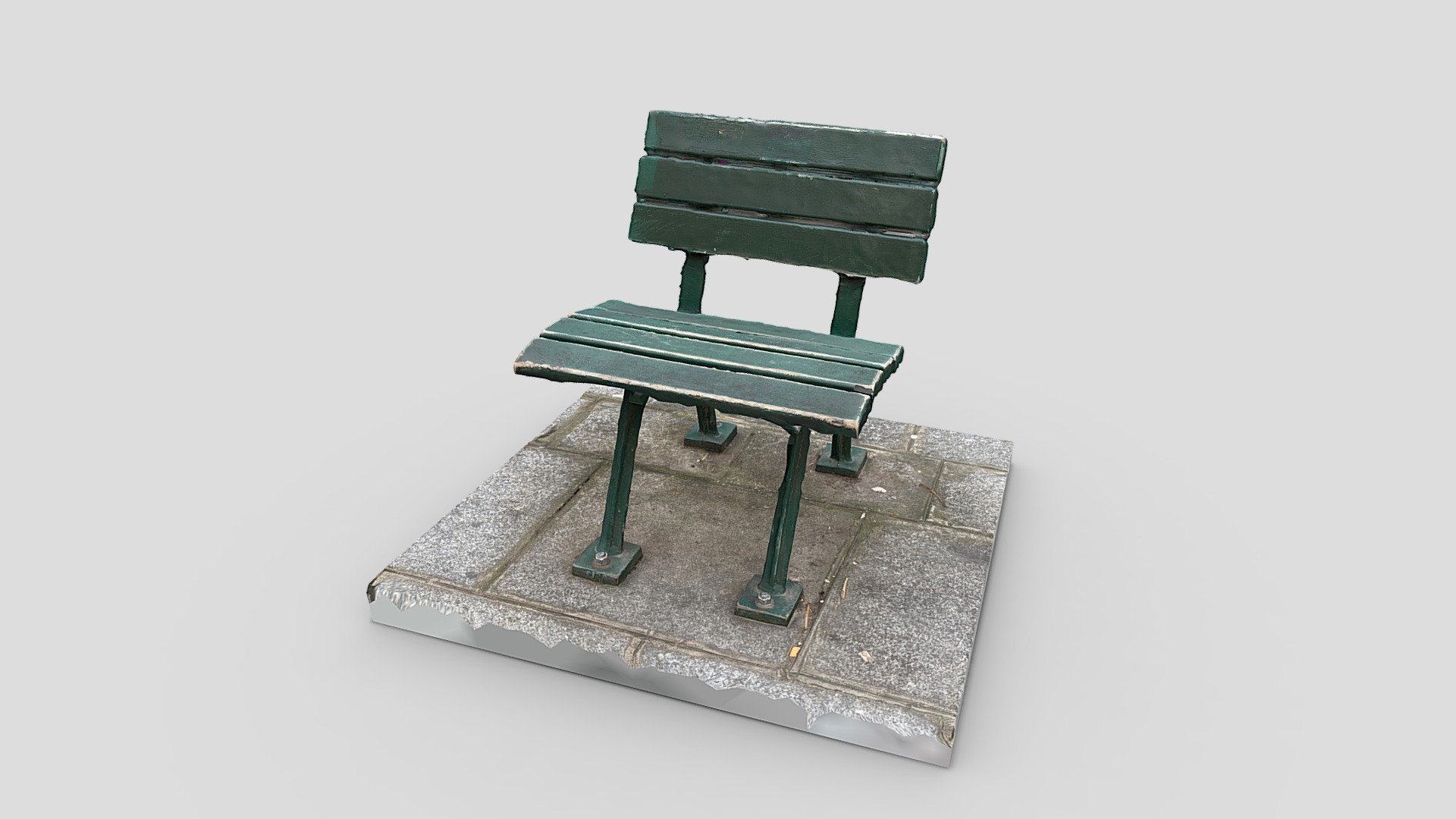 Mini Paris bench - Download Free 3D model by alban [a3015ce] - Sketchfab