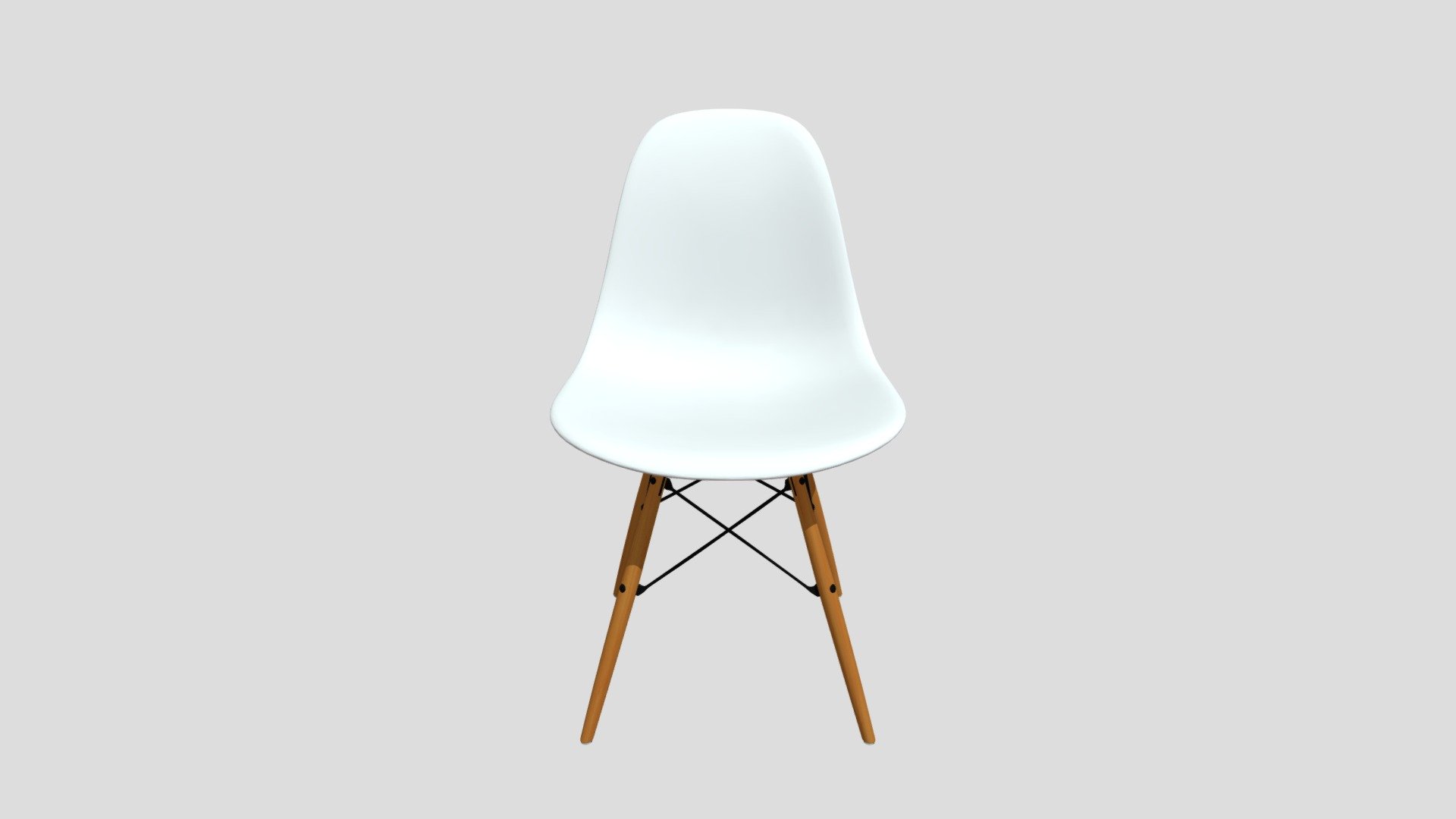 Vitra-eames-plastic-chair - 3D model by Daniel372 [a304278] - Sketchfab