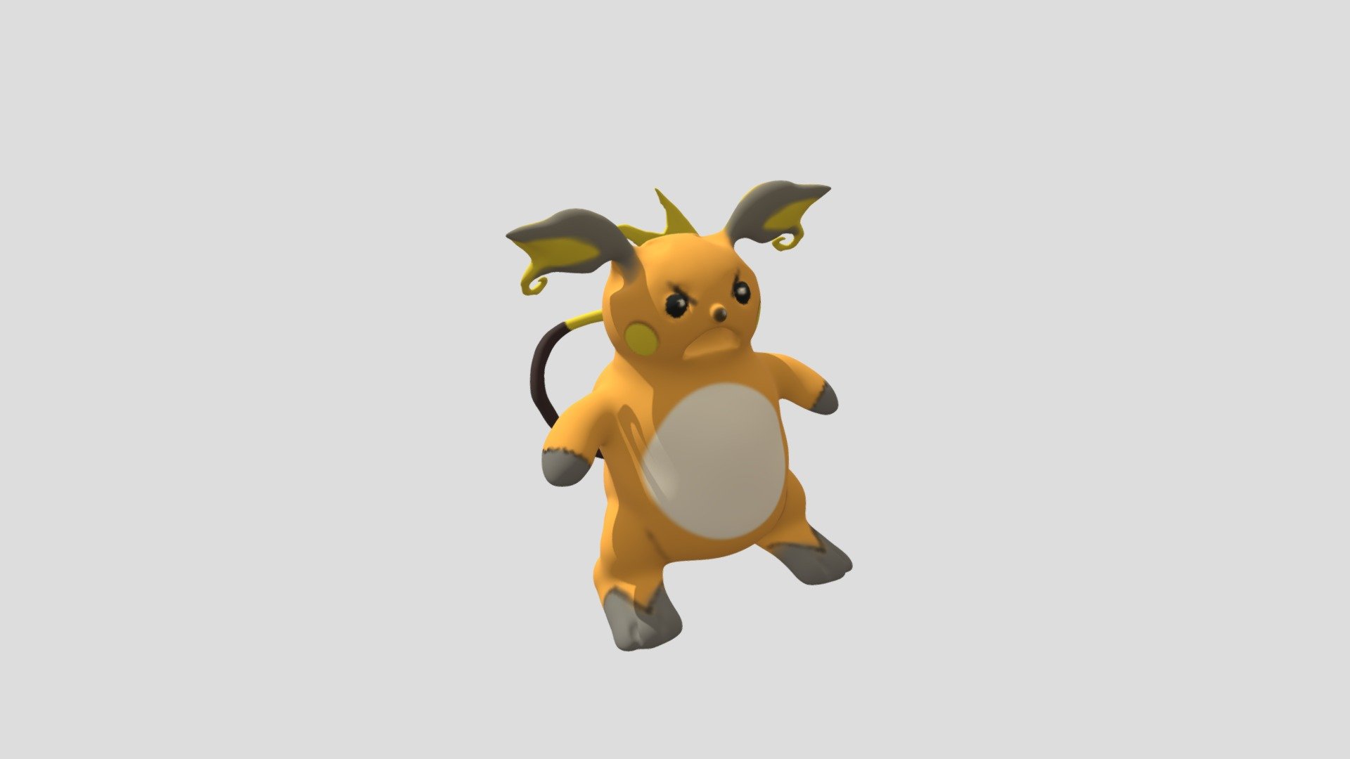 Raichu - Download Free 3D model by preston.mccauley [a3048e7] - Sketchfab
