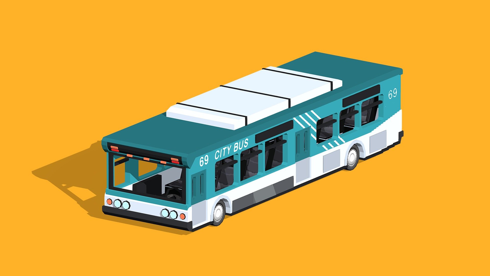 PixelMine | City bus - 3D model by PixelMine [a304981] - Sketchfab