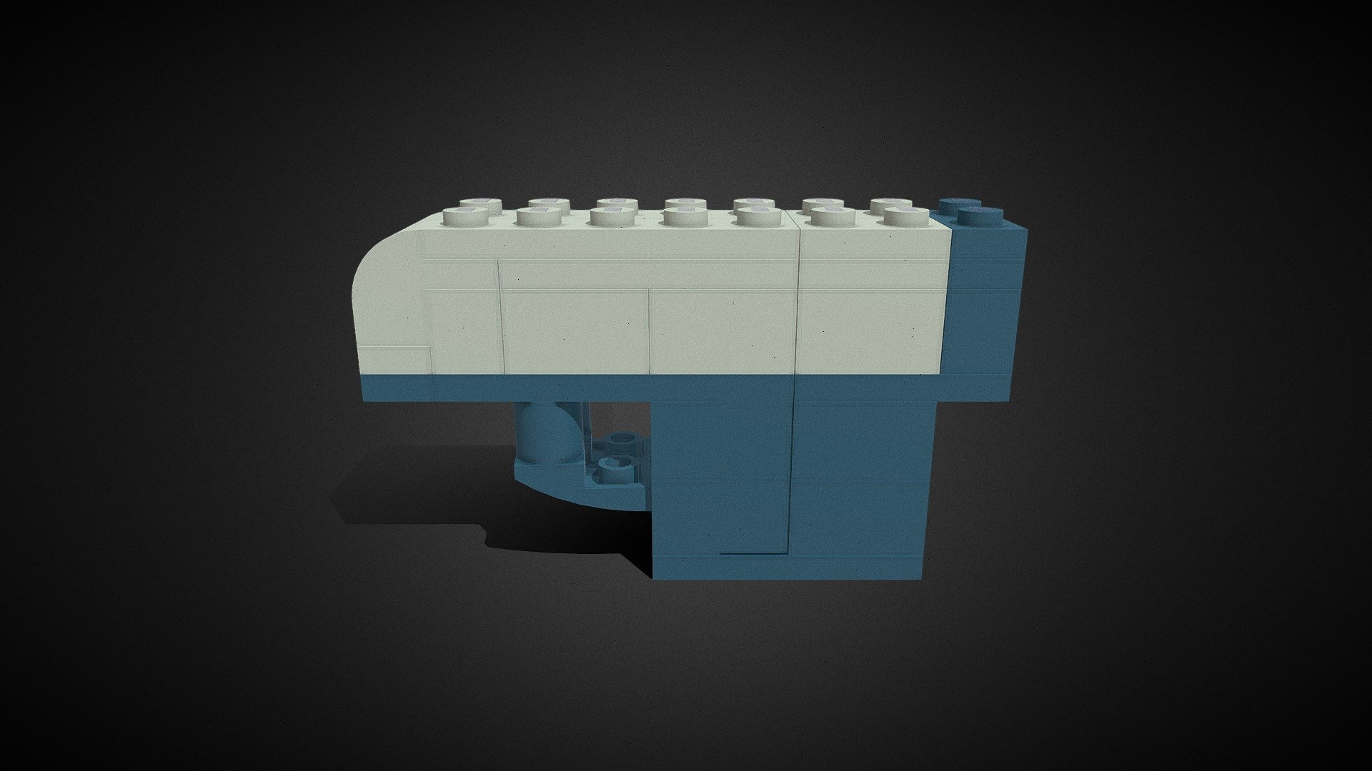 lego grey-black pistolet - Download Free 3D model by Sqtime |kianu ...