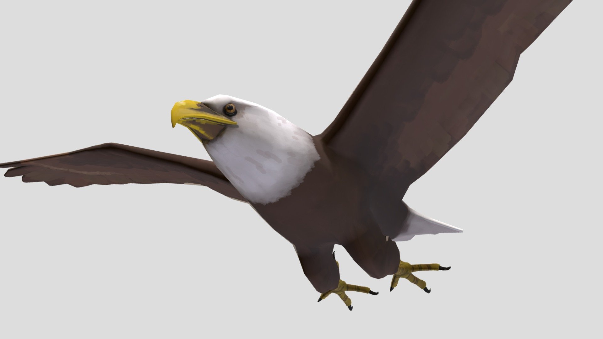 Cartoon Eagle with animations - Buy Royalty Free 3D model by Mixall ...
