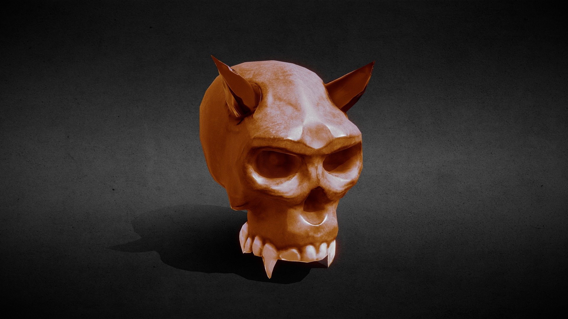 Devil Skull - Download Free 3D model by berzerkey [a3083a3] - Sketchfab