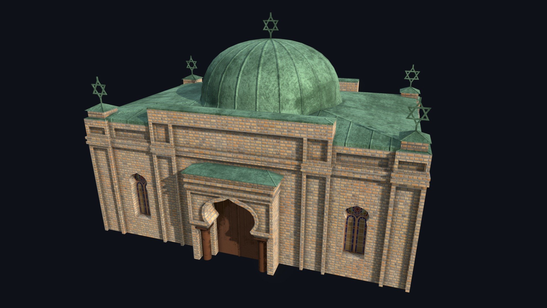 Jewish Mosaiska Chapel in Svingeln Gothenburg - 3D model by johanhandin ...