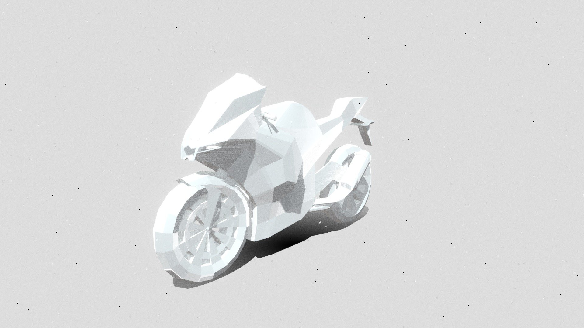 low poly motorcycle - 3D model by ubadaubada123 [a309f23] - Sketchfab