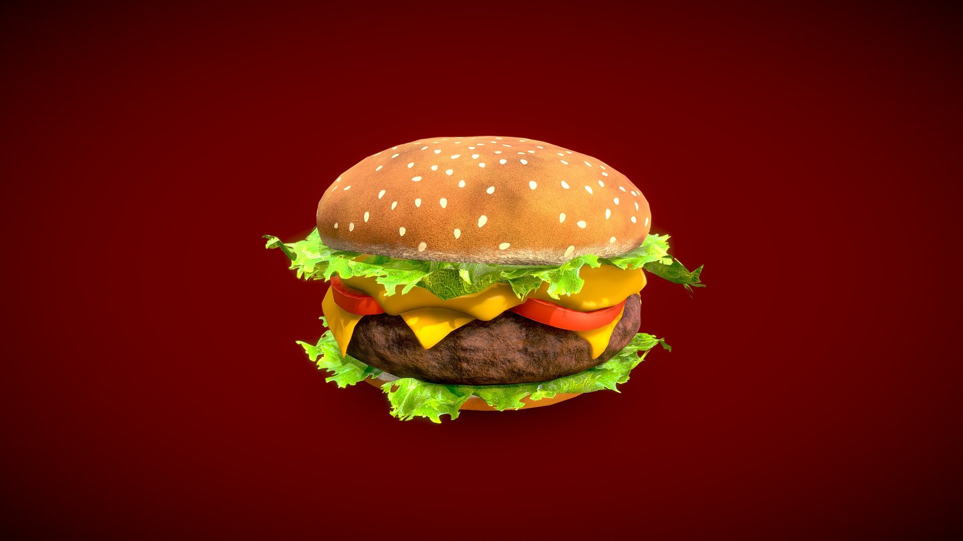 Delicious Burger - Buy Royalty Free 3D model by JoaquínM (@JoaquinM ...