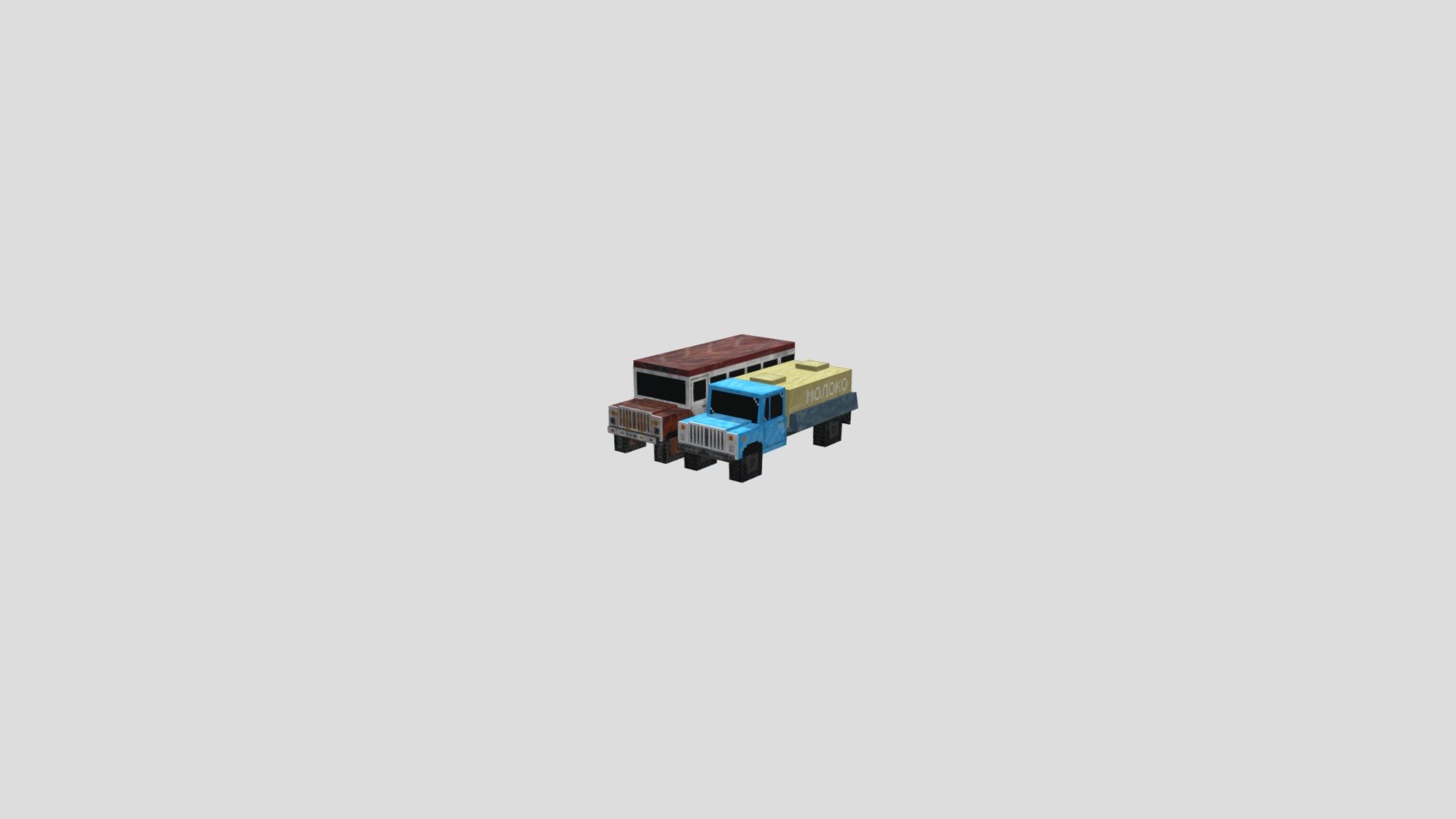 Gaz53 Stalker Pack - 3D model by Melon (@mel0n_modder) [a30b875 ...