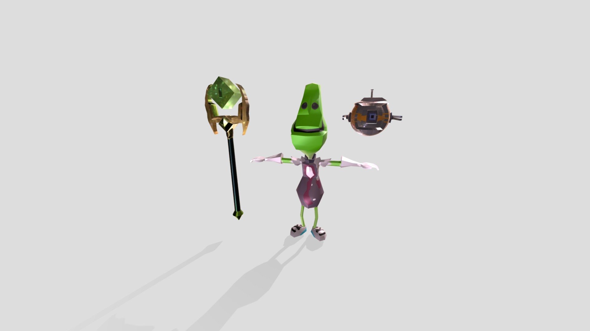 Alien & Props - 3D model by Ridhwan1 [a3128f3] - Sketchfab