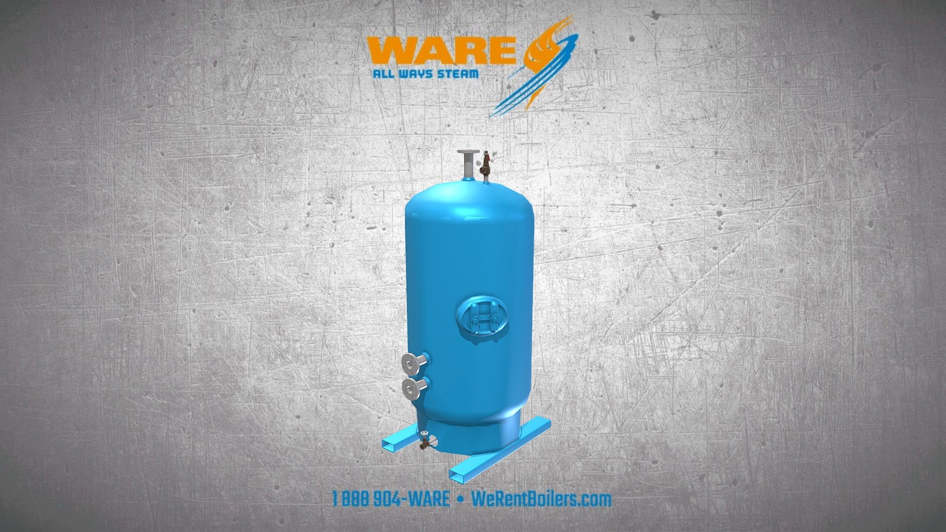 500 GAL. DOMESTIC WATER TANK - 3D model by WARE (@Ware_Inc) [a312ece ...
