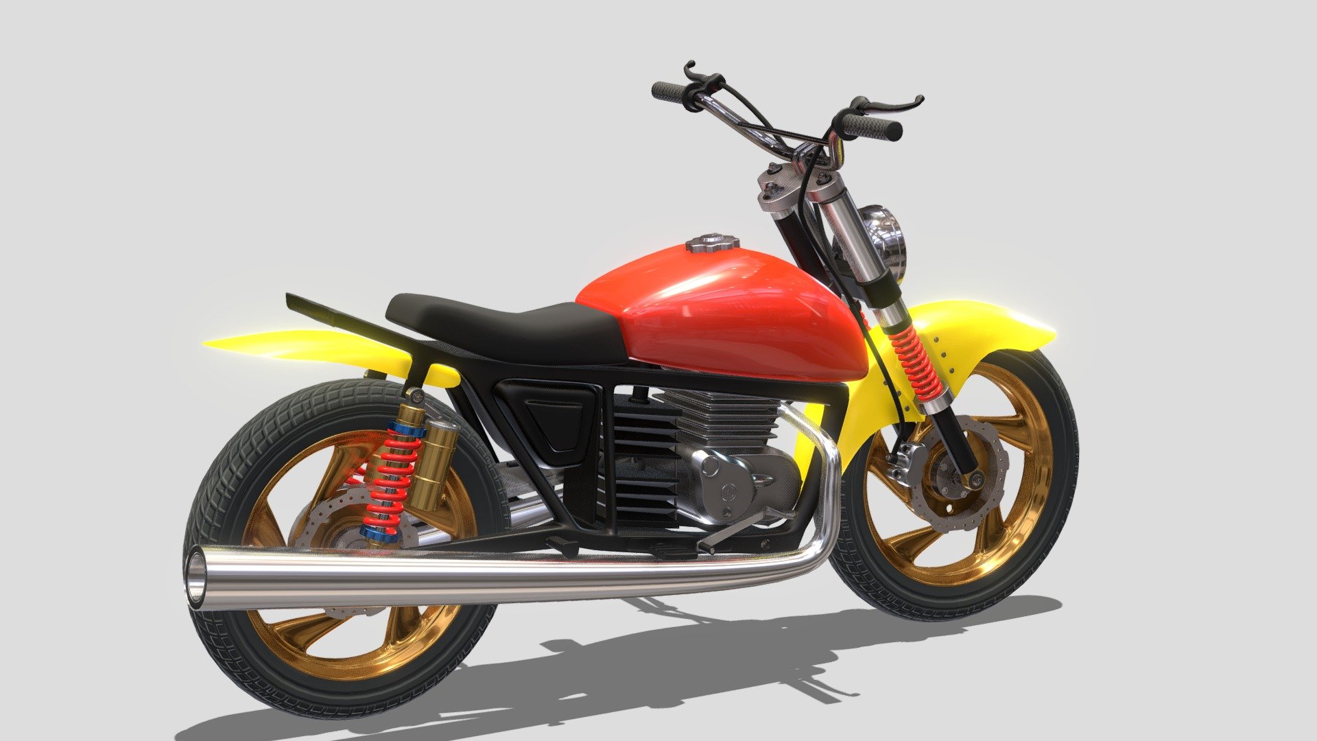 MOTORCYCLE - Download Free 3D model by Jelvehkar (@alihoseini13000 ...