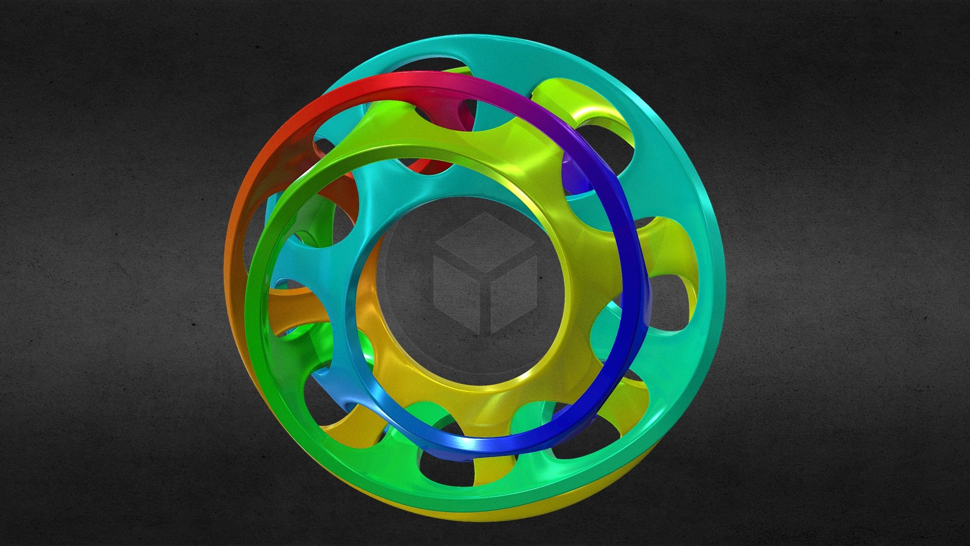 Triple Mobius Strip - 3D model by mgfxer [a317c23] - Sketchfab