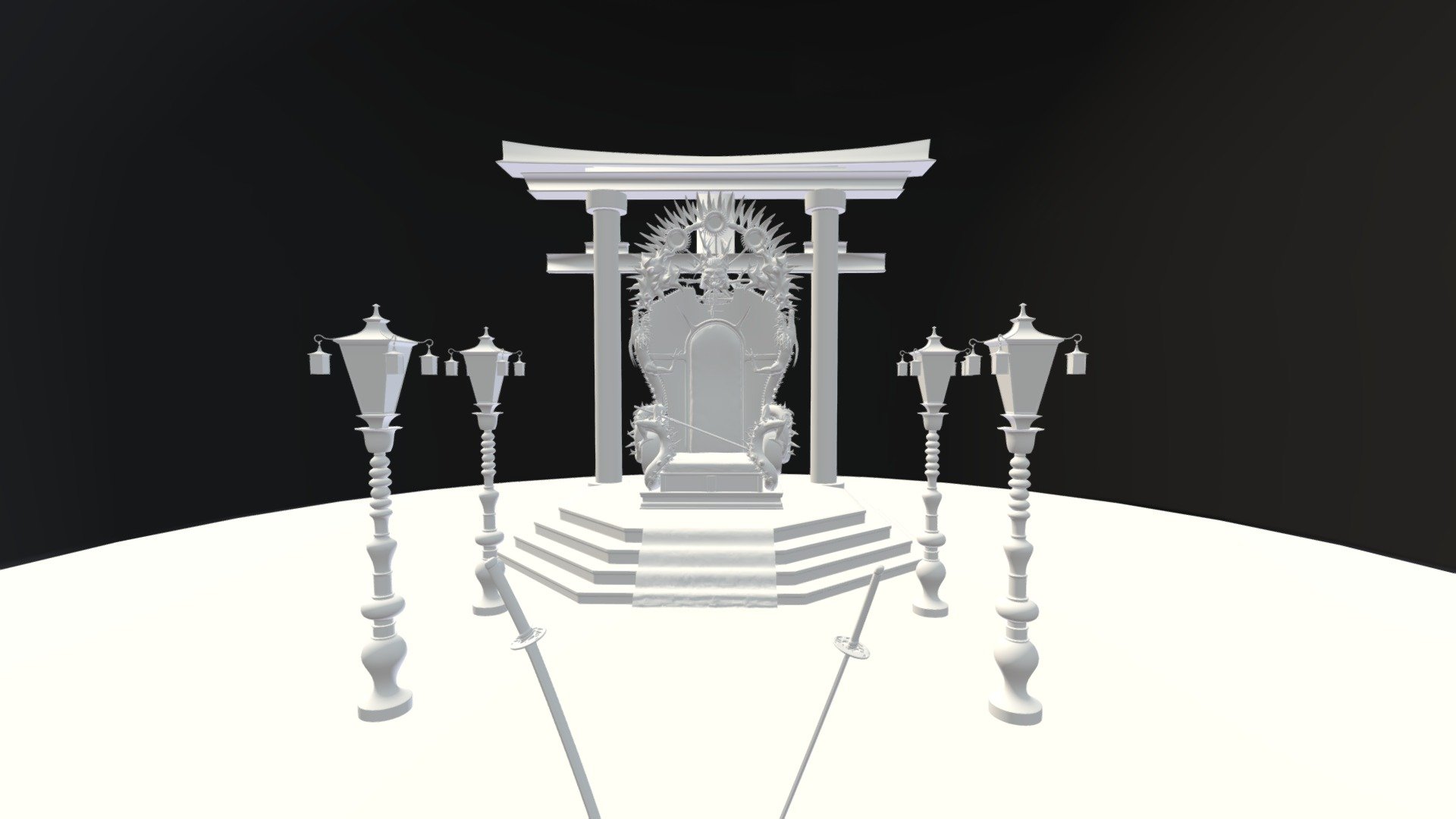 Throne-room-3d-model - Download Free 3D model by Usman Yasin ...