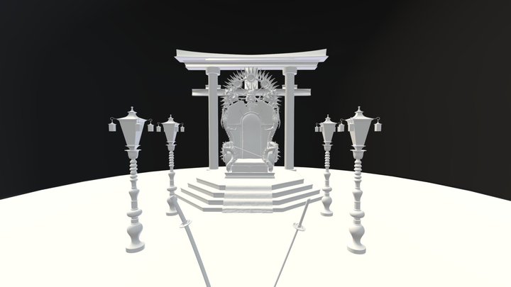 Throne 3D models - Sketchfab