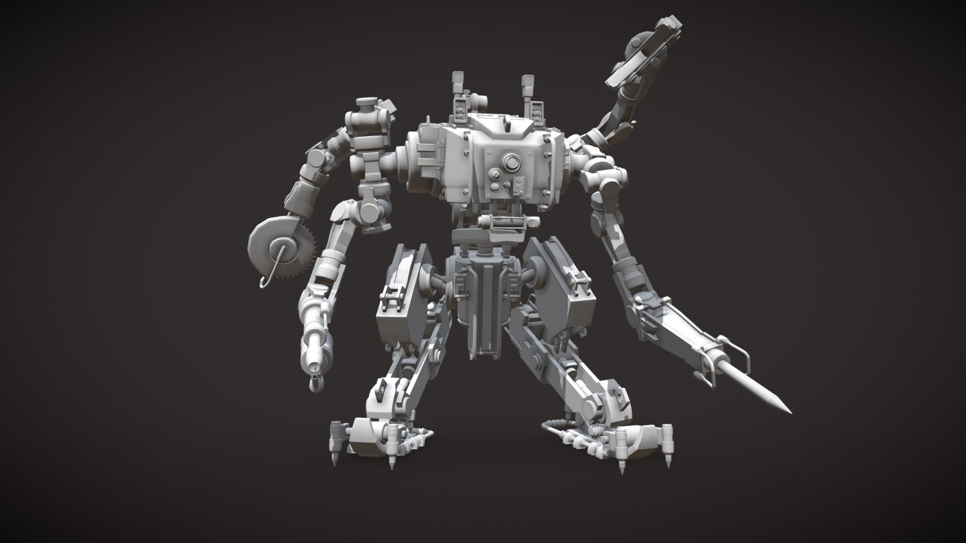 Construction Mech - 3D model by Andrew_Davis [a319abc] - Sketchfab