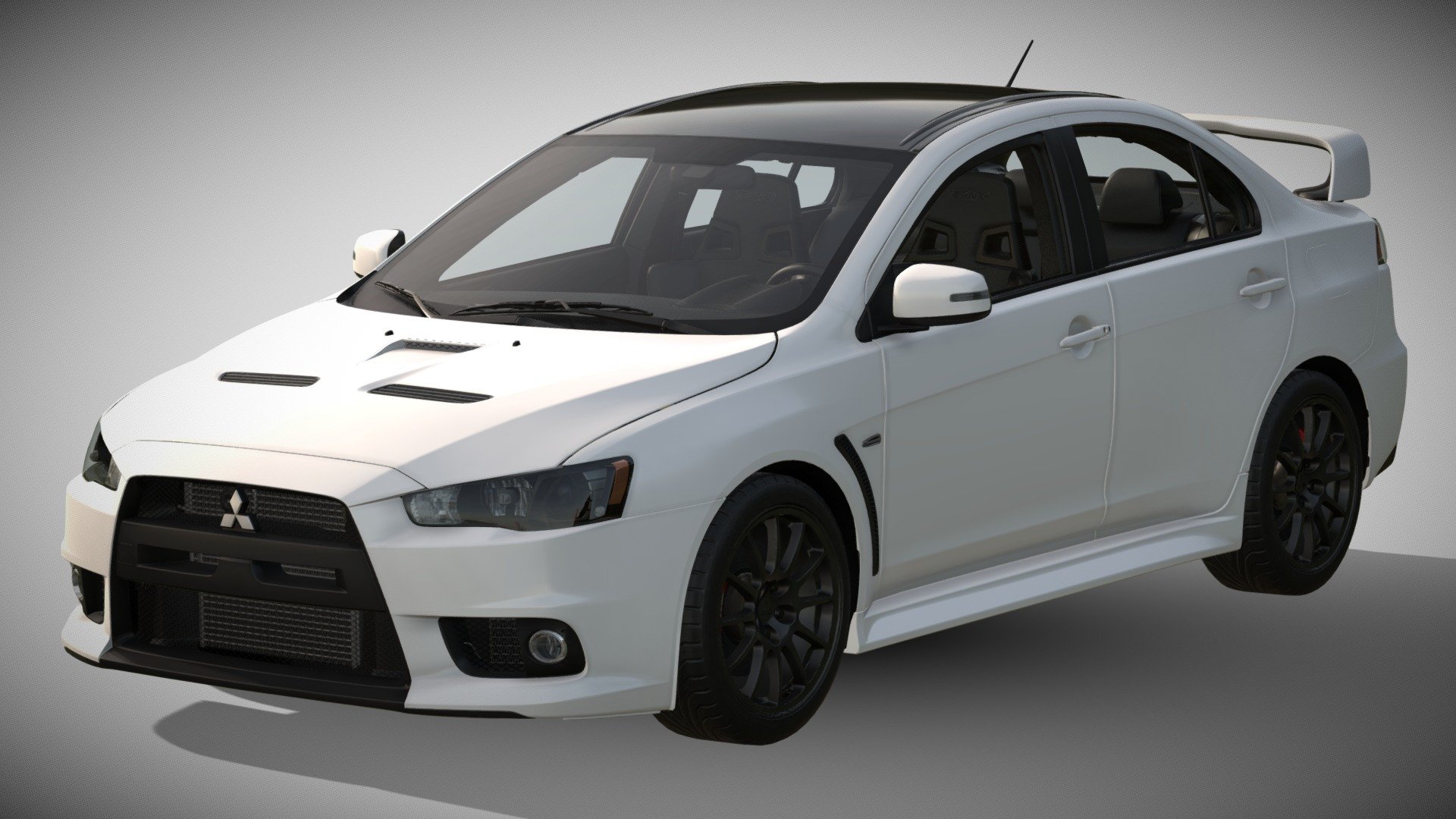 2015 Mitsubishi Lancer Evolution Final Edition - Download Free 3D model ...