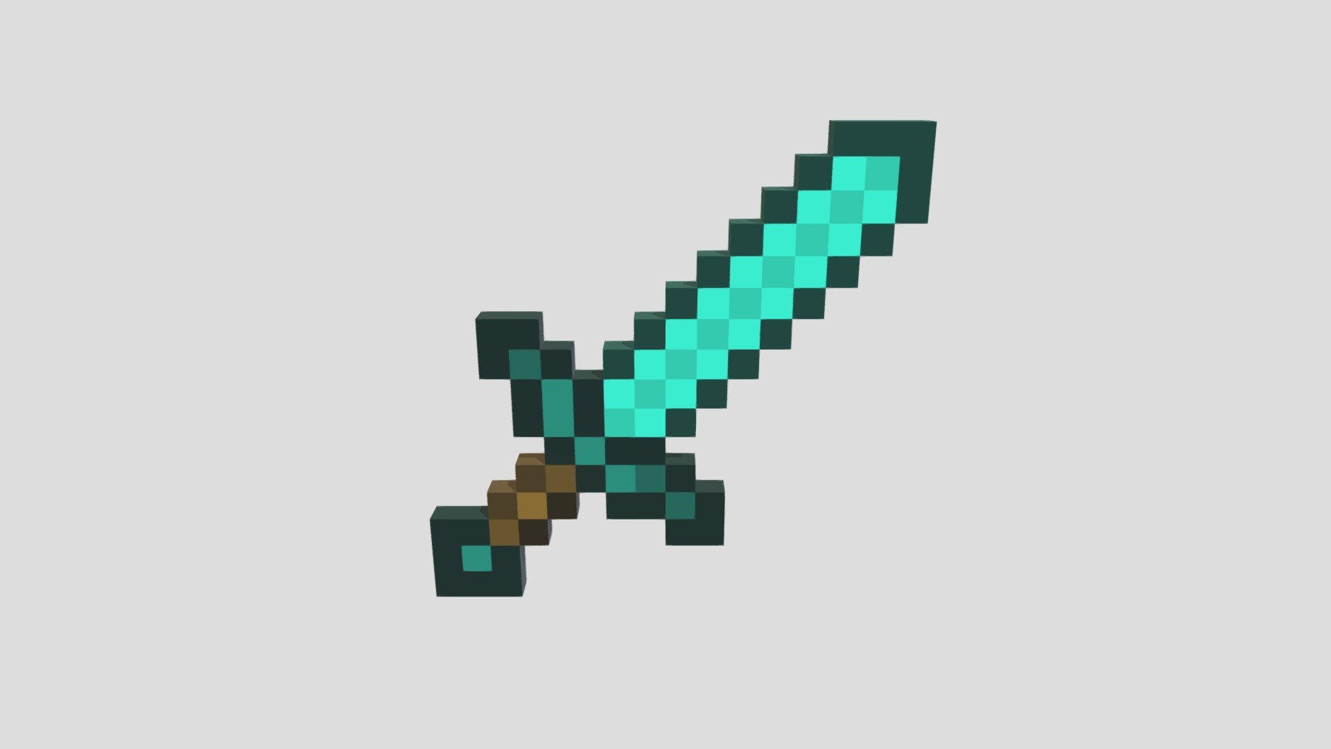 diamond sword - 3D model by Incompatable [a31b473] - Sketchfab