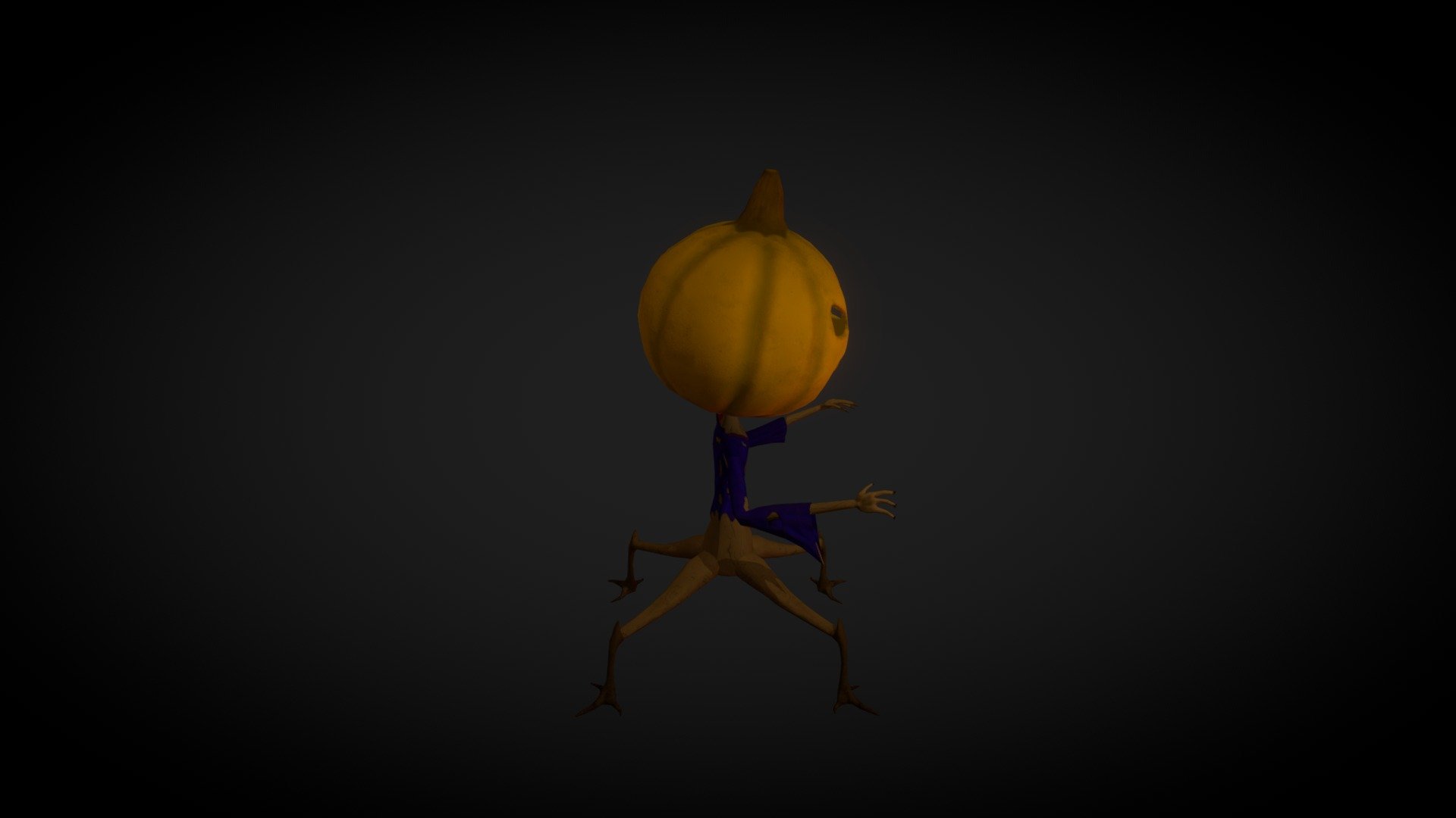 Pumpkin Boss - 3D model by Danihergon [a320309] - Sketchfab