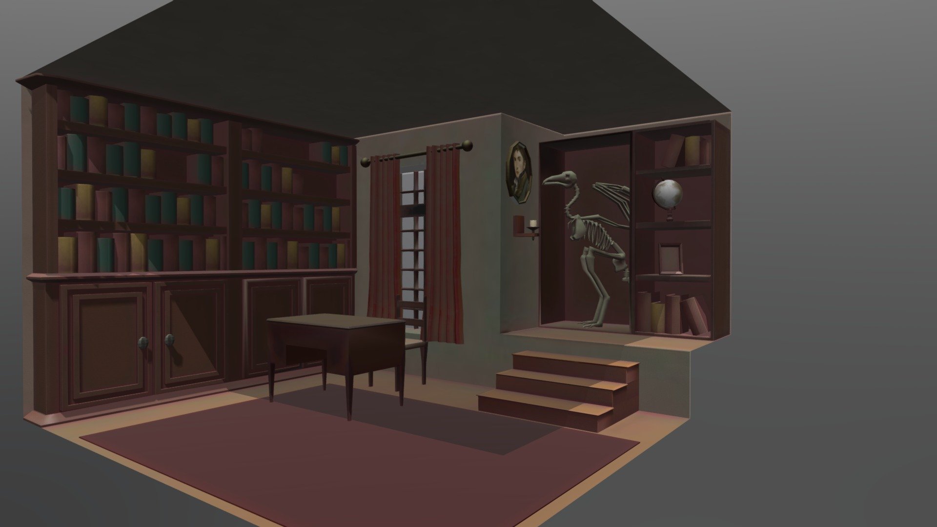 18th century researcher room - 3D model by ilseMolenaar [a320803 ...