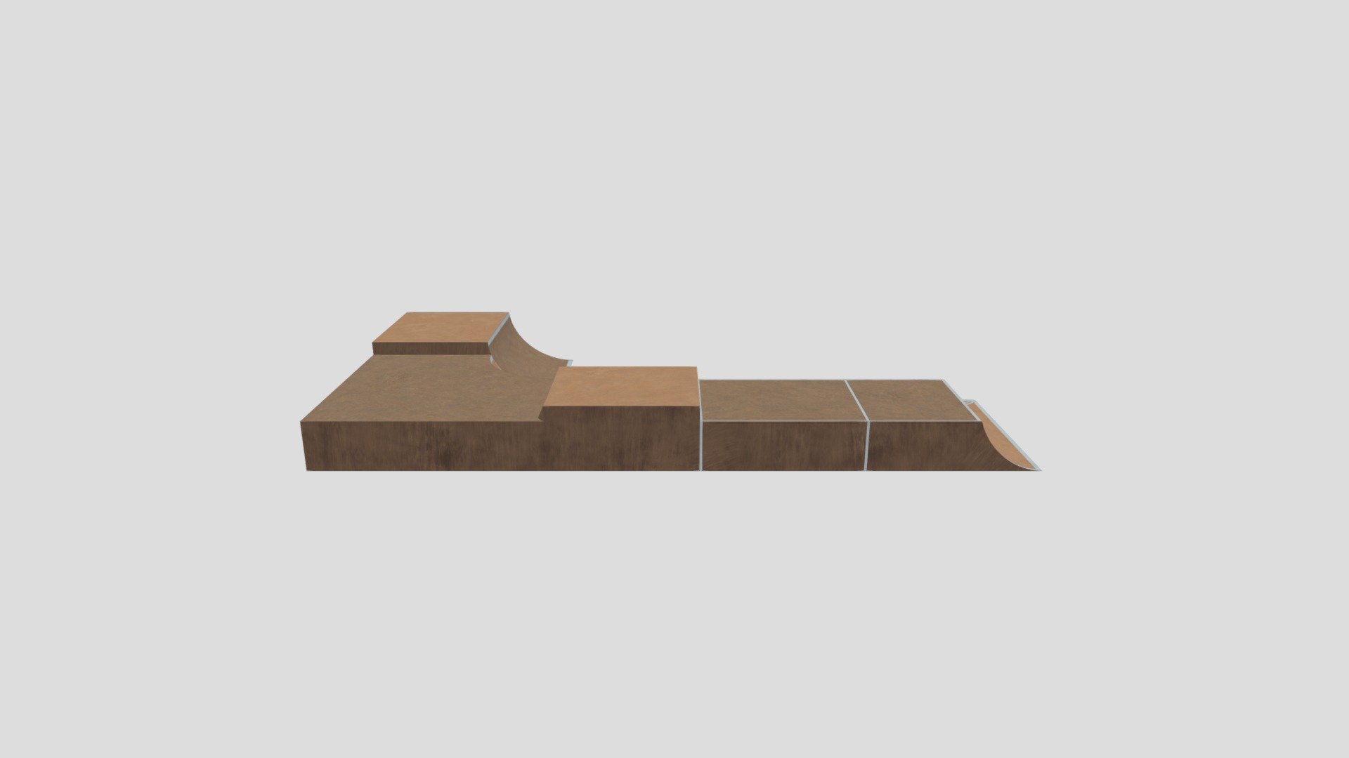 Corner Ramp (game ready) - Download Free 3D model by m1ckc [a32148e ...