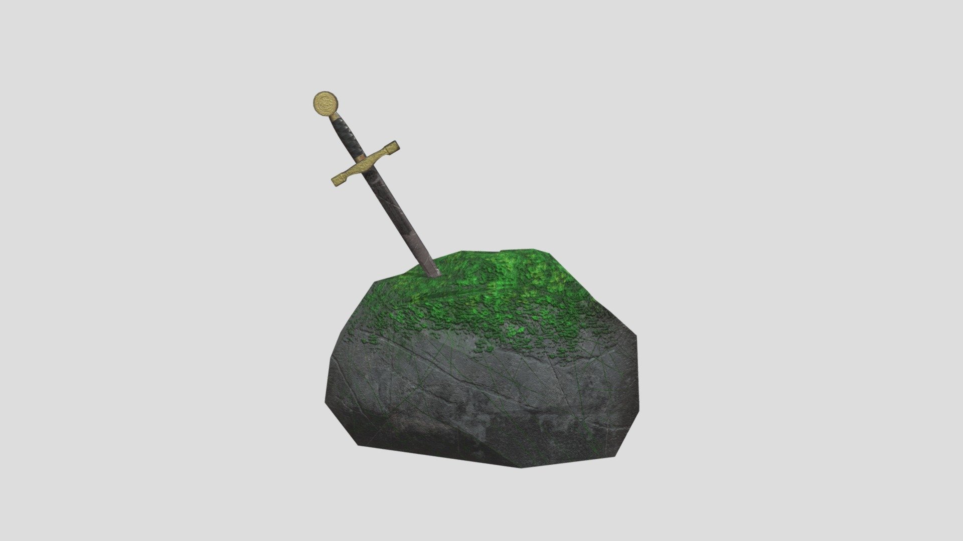 Sword in the Stone - 3D model by :) (@hiroisok) [a322b20] - Sketchfab
