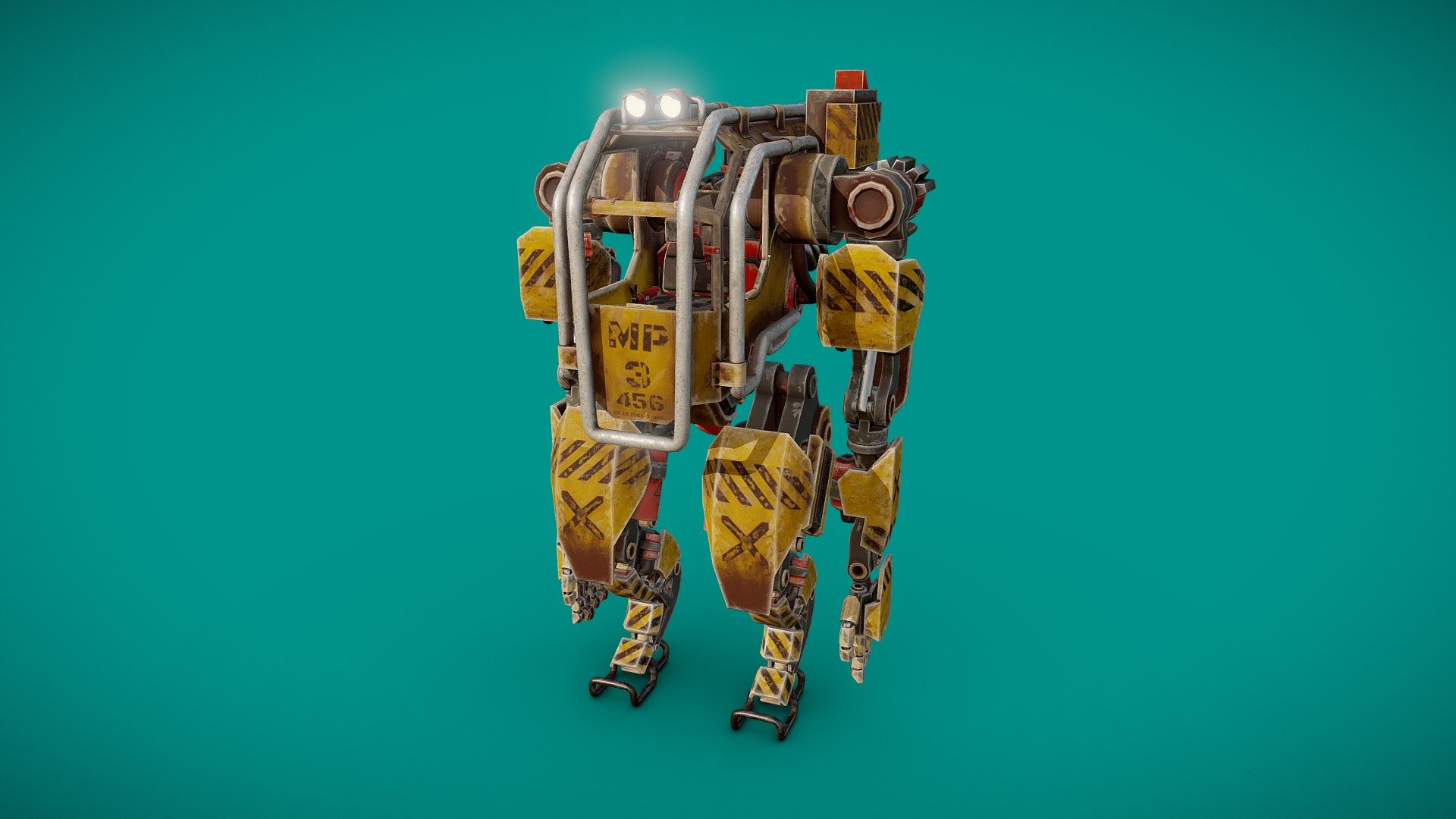 Mech - 3D model by Silversem [a324048] - Sketchfab