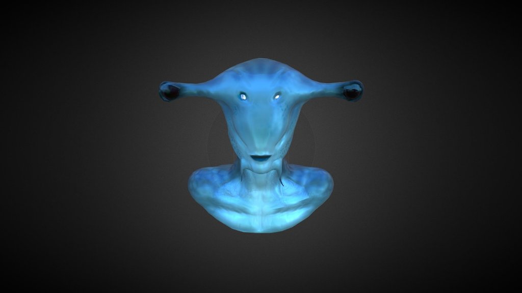 Alien Head Draft - 3D model by xtianibo [a3243fa] - Sketchfab