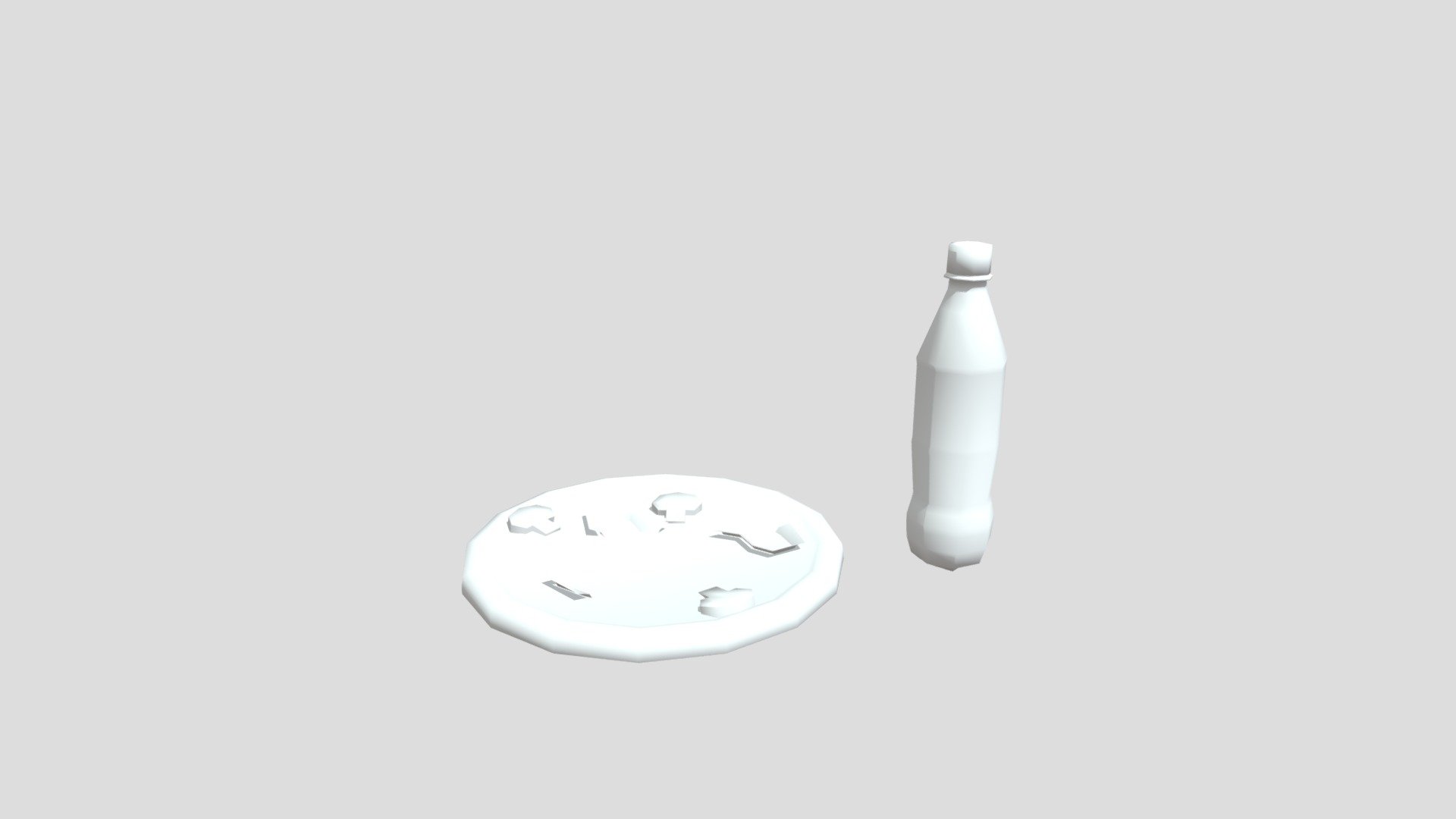 PIZZA AND COKE - 3D model by mapj [a324a58] - Sketchfab